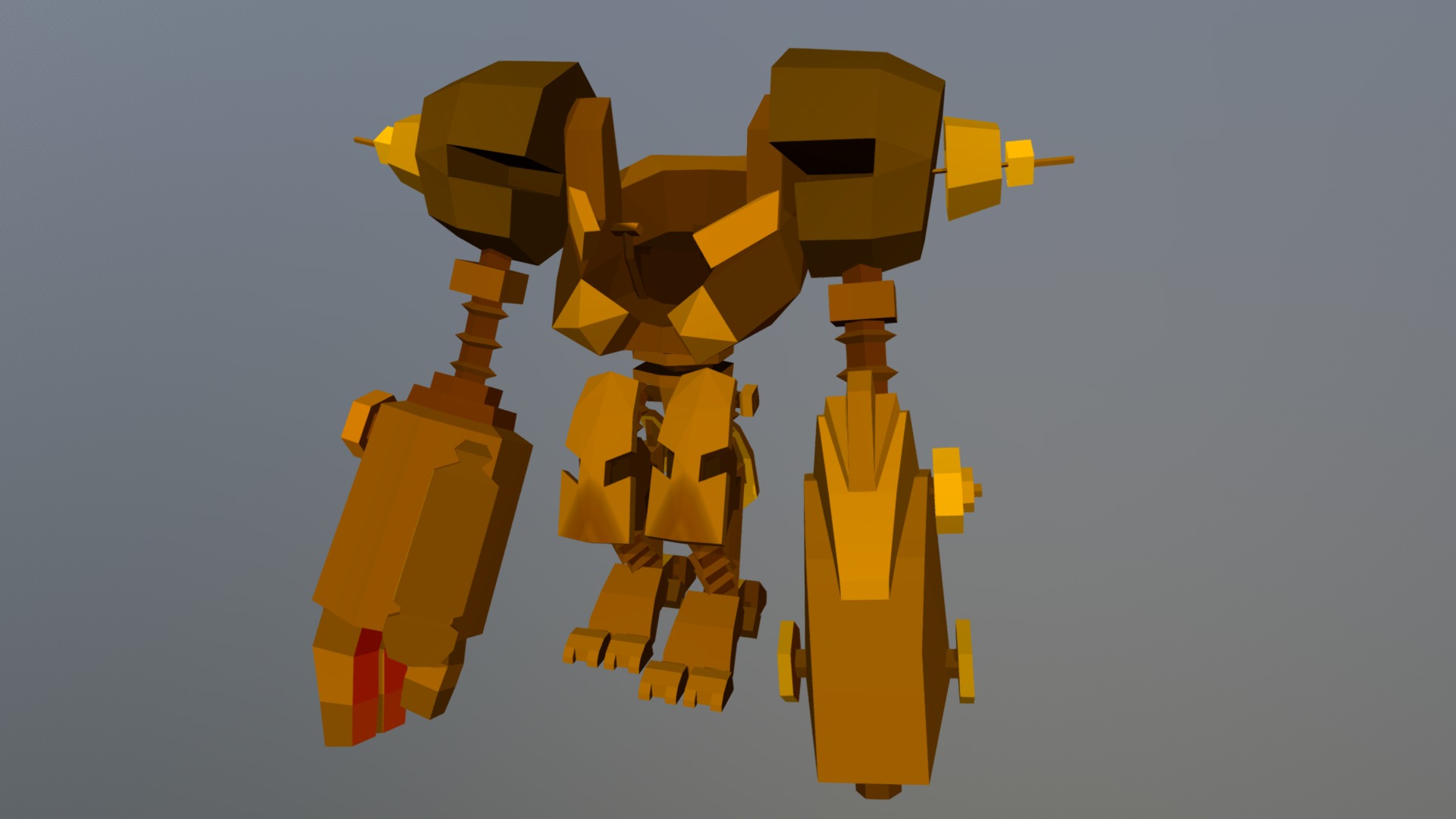 Mech Warrior Robot - 3D model by josluat91 [2151a70] - Sketchfab