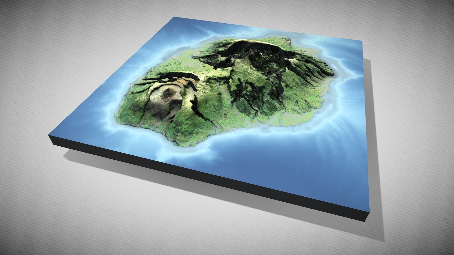 Reunion Island, France - Download Free 3D model by Jack M Simmons ...