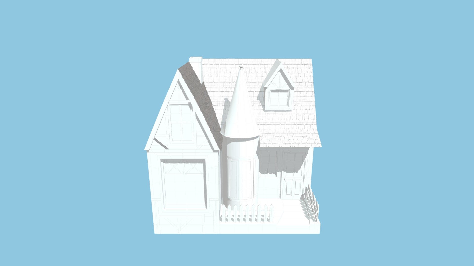 Dollhouse Model Wireframe - 3D model by Kayseigh (@kayseighm) [2151d18 ...