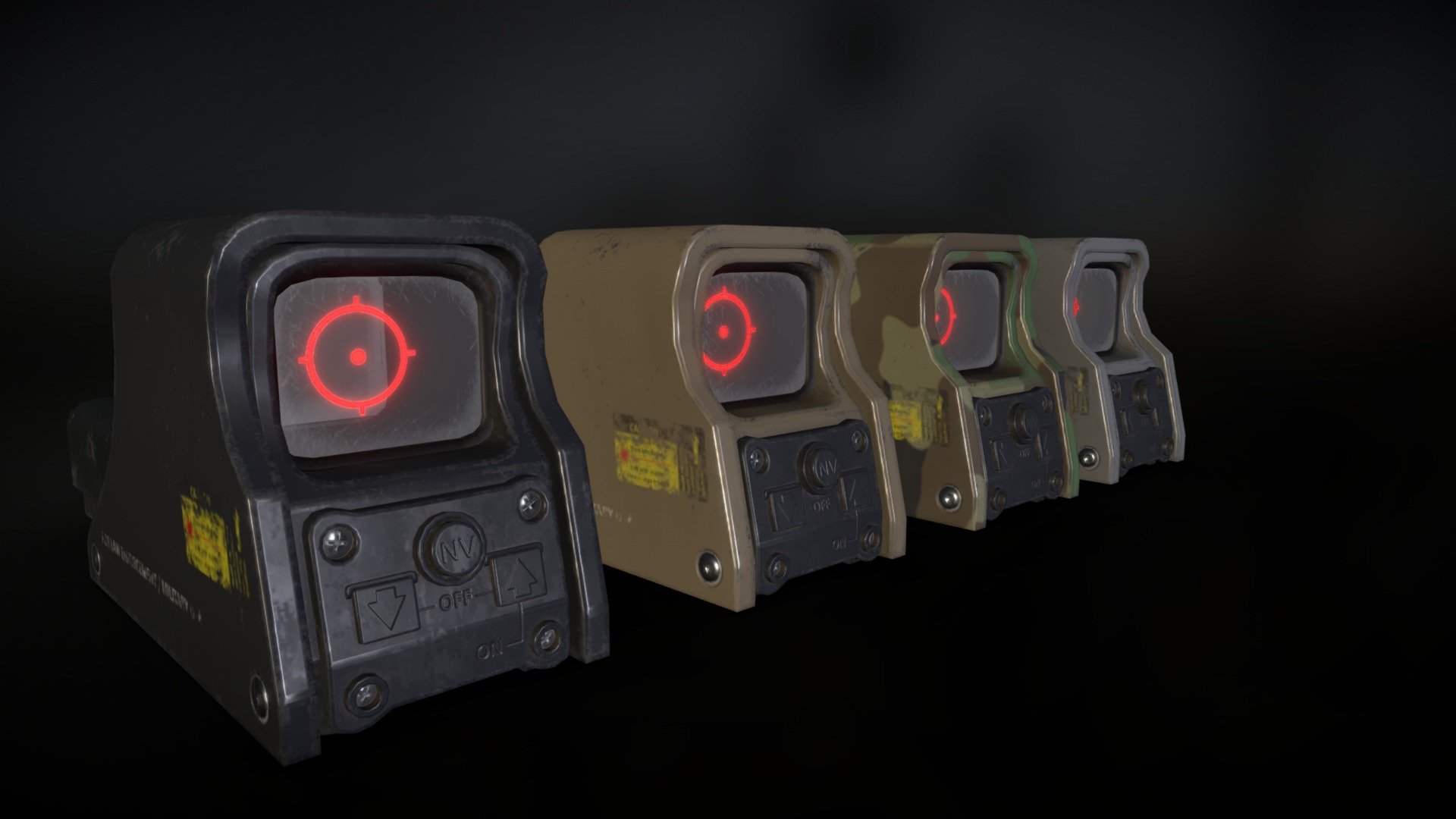Holo-Sight 512 - Buy Royalty Free 3D model by Michael Karel ...