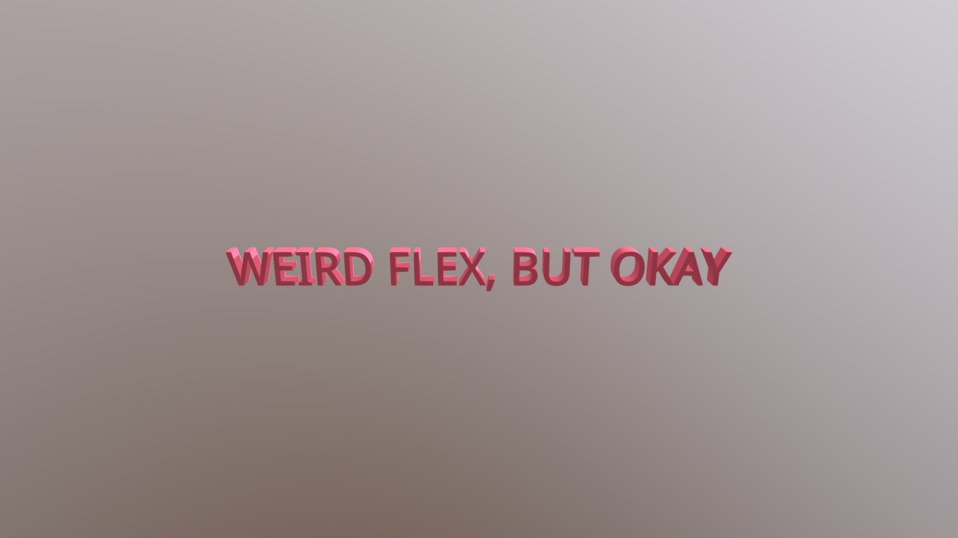 Weird Flex - 3D model by mattarang [21553d8] - Sketchfab