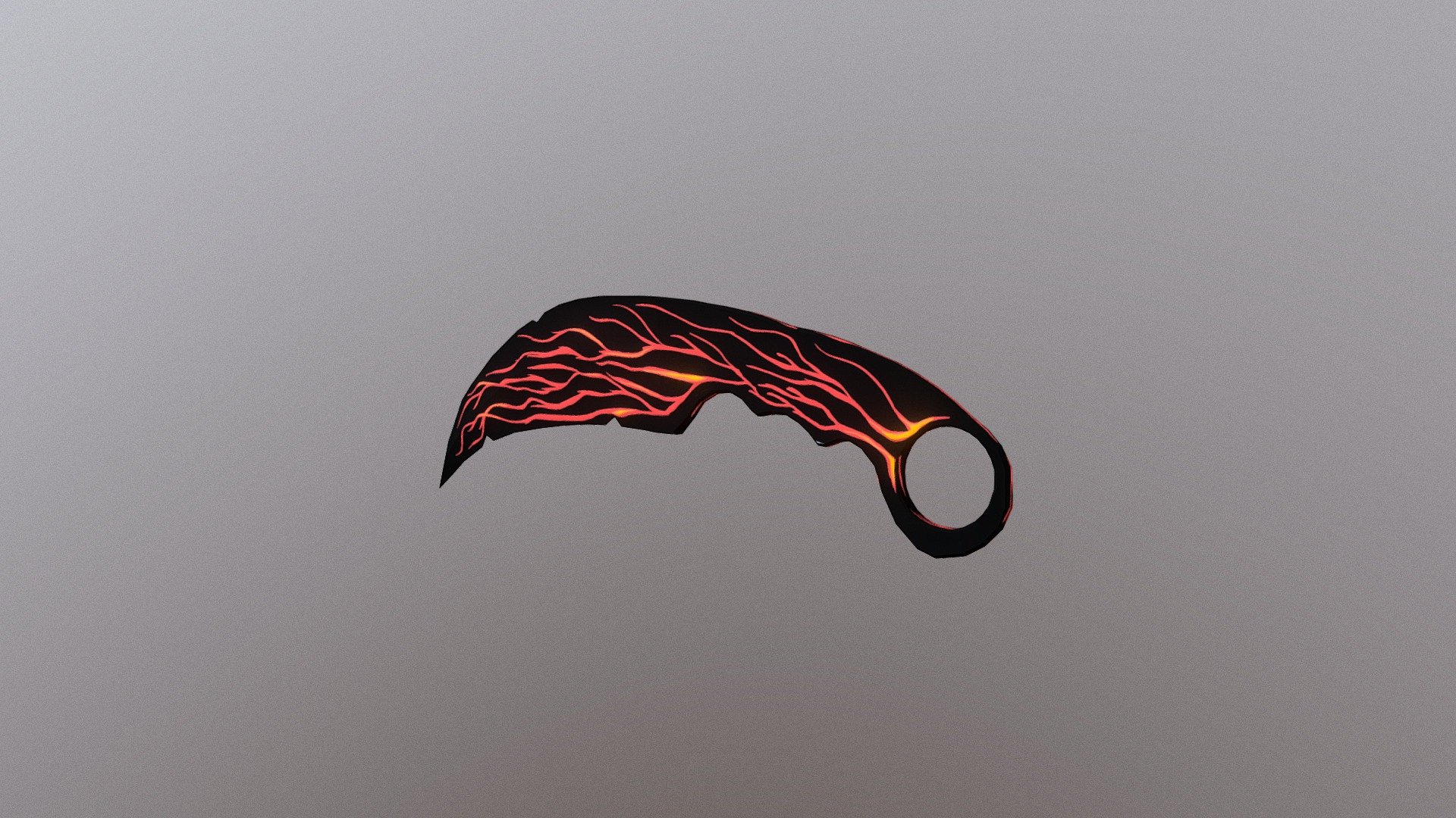 Lava Karambit - Download Free 3D model by Sam Green (@sam_designs ...