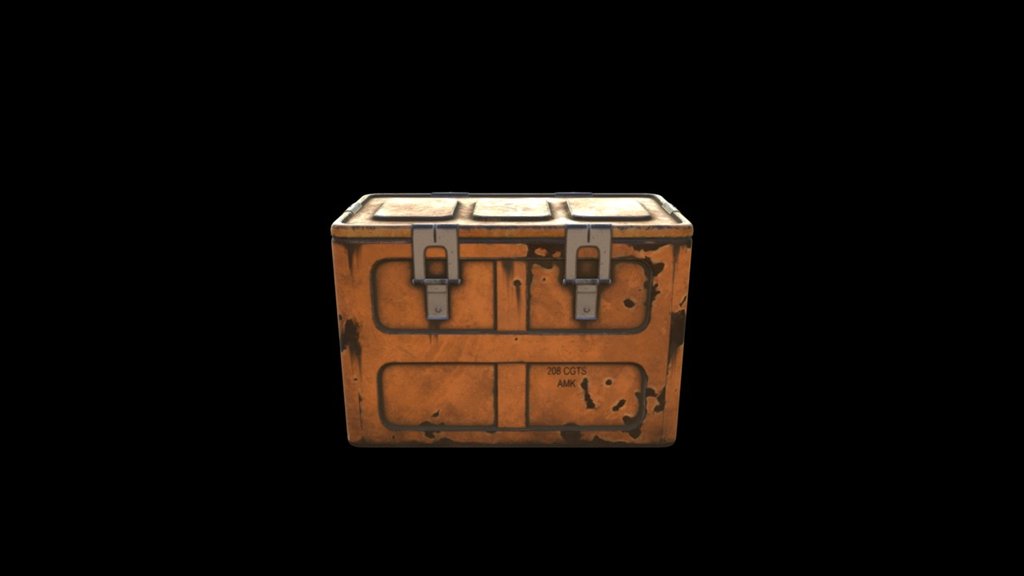 Rusty metal crate - 3D model by pogarmarius [21561af] - Sketchfab