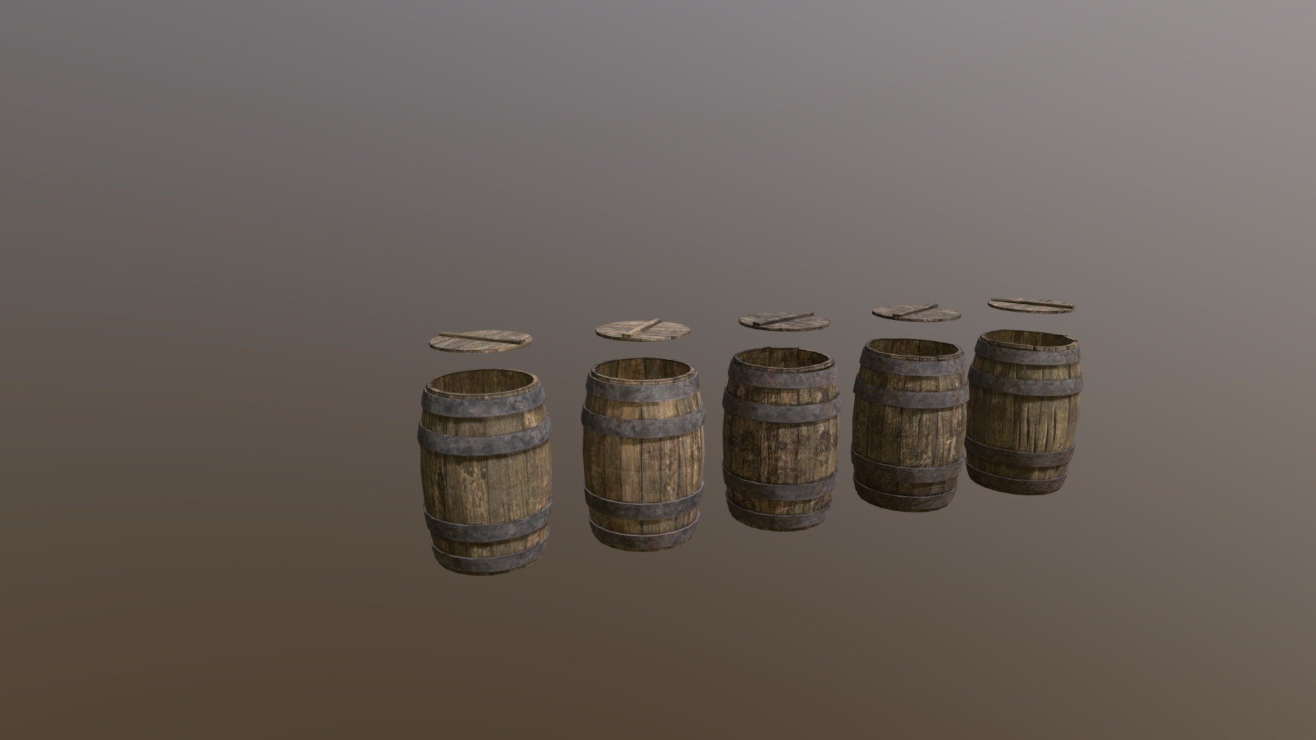 Barrel Batch - 3D model by Caboose3d [2156df6] - Sketchfab