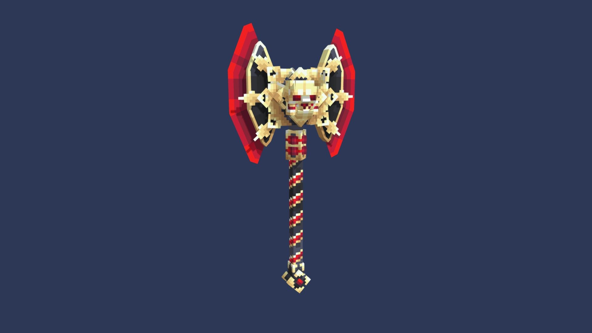 Demonic axe - 3D model by Reavez [2157b23] - Sketchfab