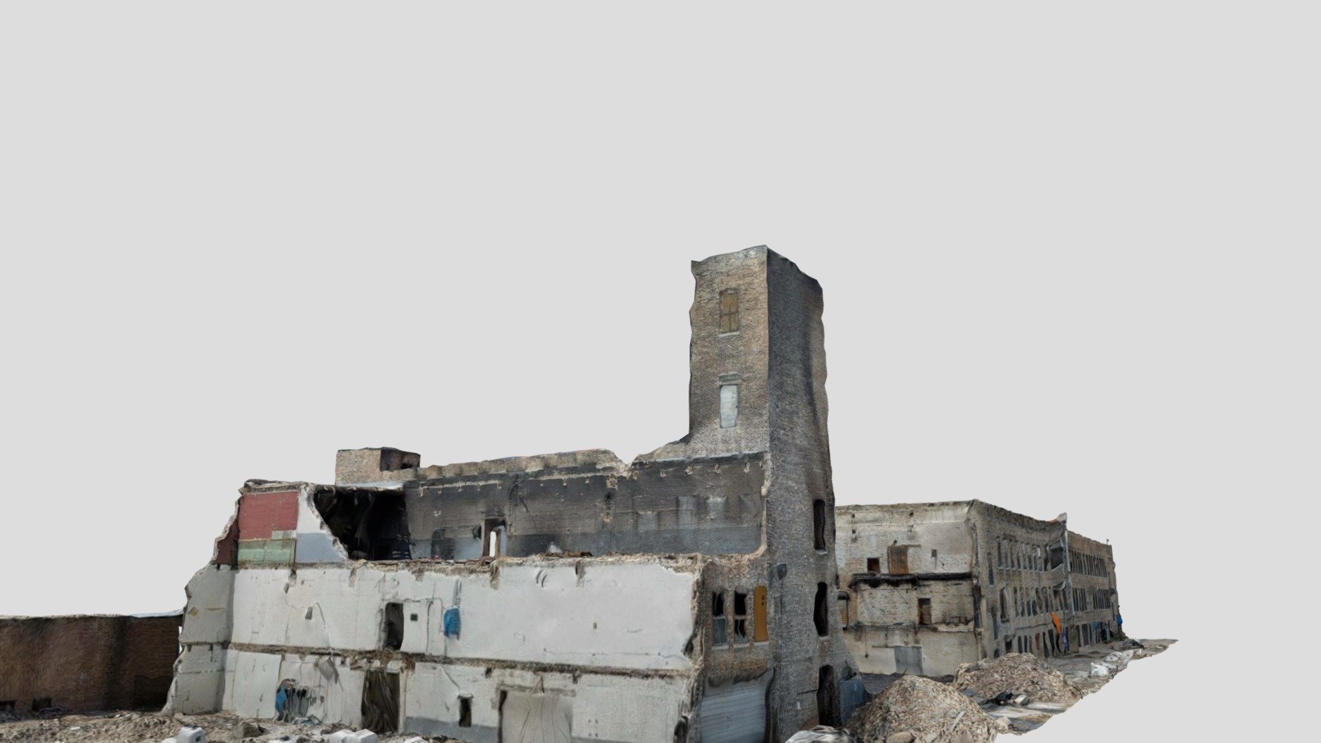 Post Fire Damage textured 4115 - Download Free 3D model by coatar.john ...