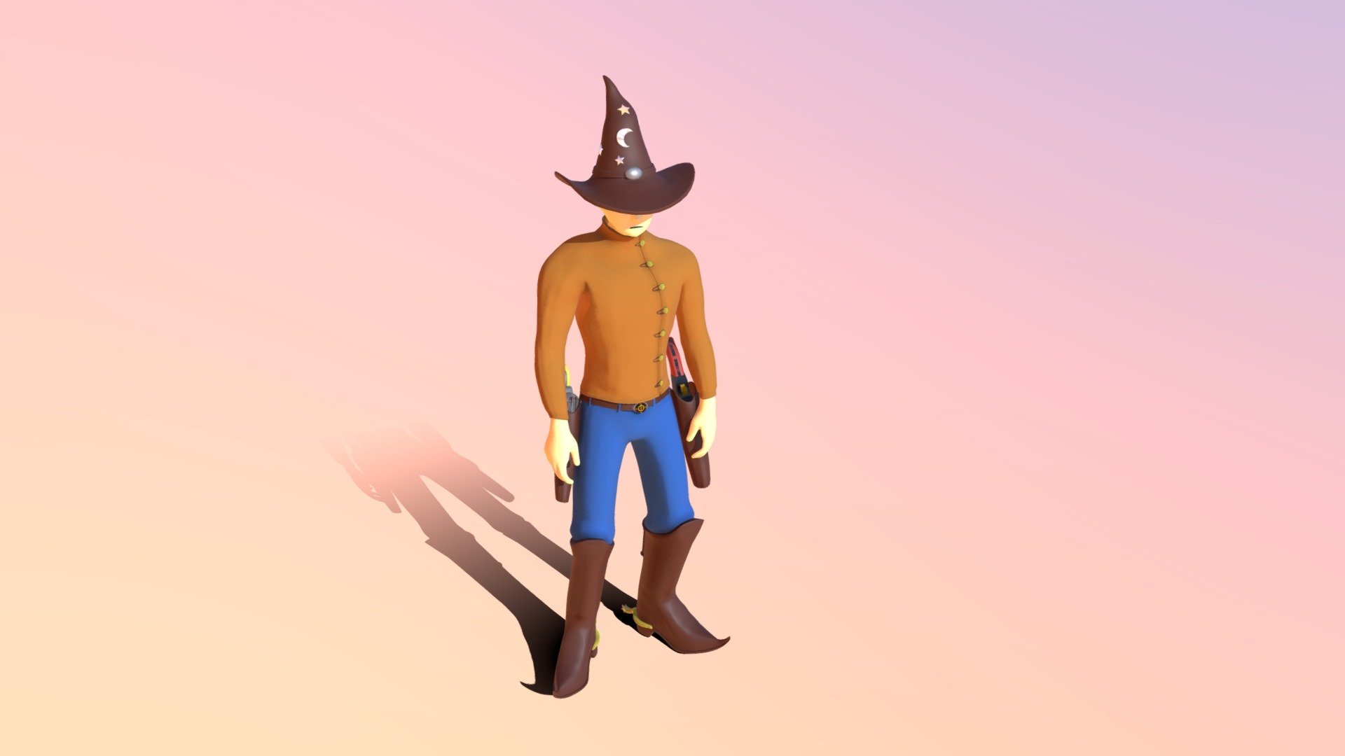 Cowboy Mage - Semi-final submission - Download Free 3D model by ...