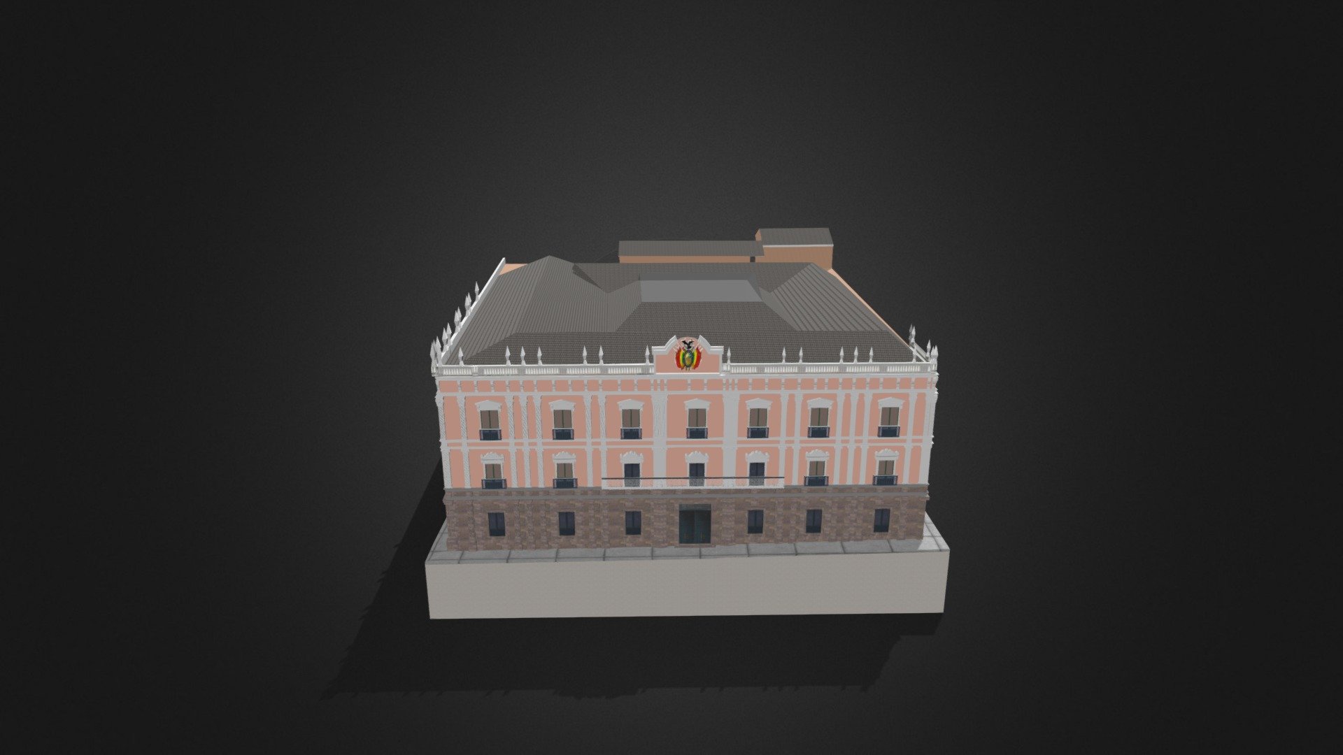 Palacio De Gobierno - 3D model by lapazdigital (@lapazdigital) [215ac64 ...