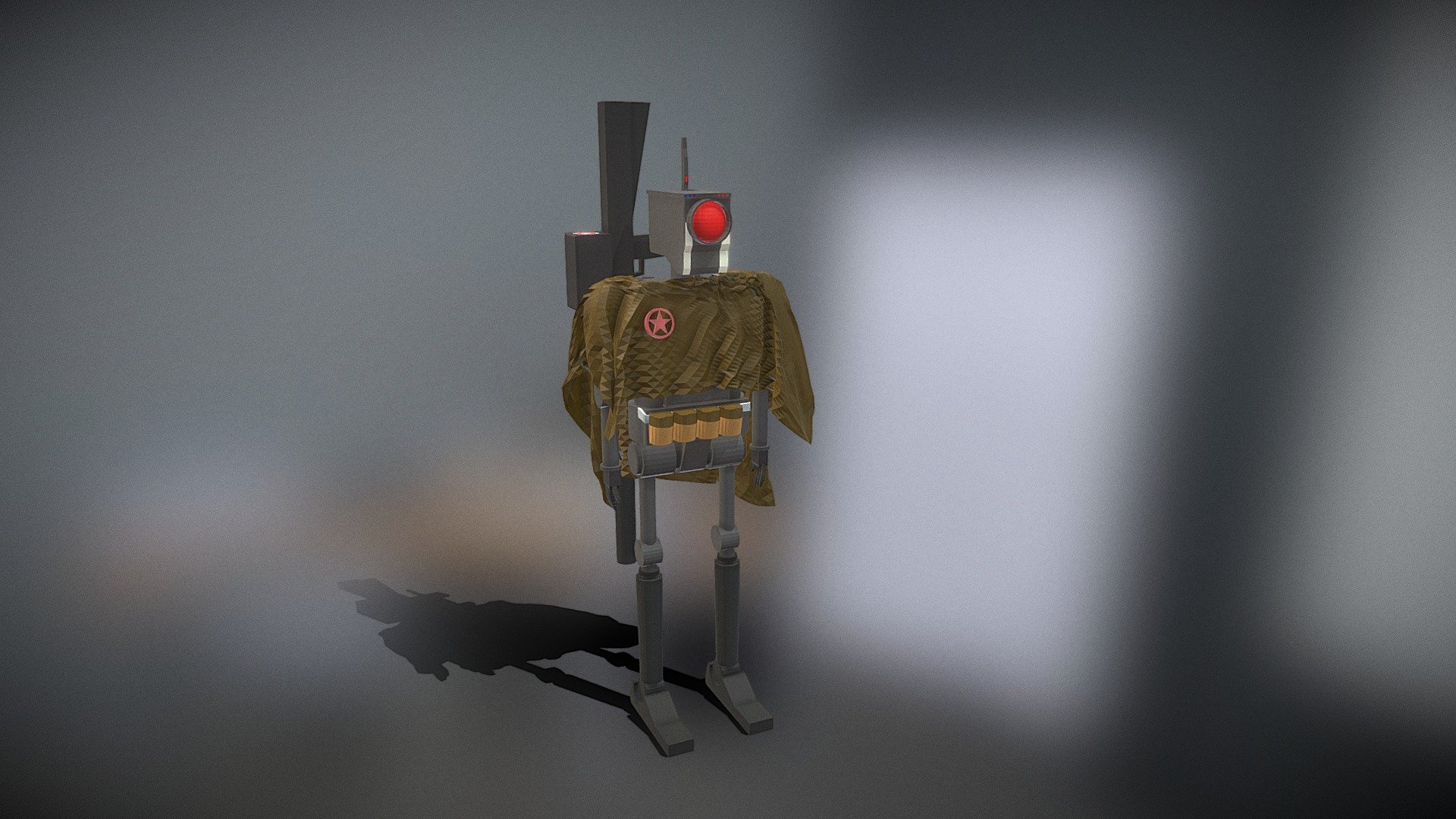 Reconnaissance robot - 侦察机器人 - Download Free 3D model by MrdT (@mrdt ...