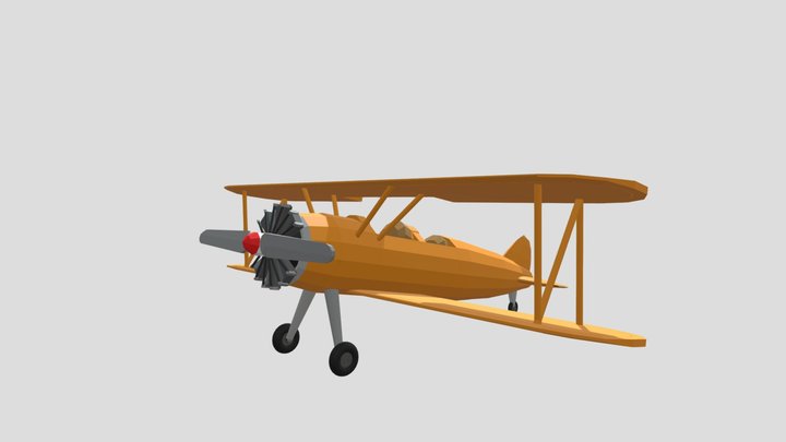 Old-plane 3D models - Sketchfab