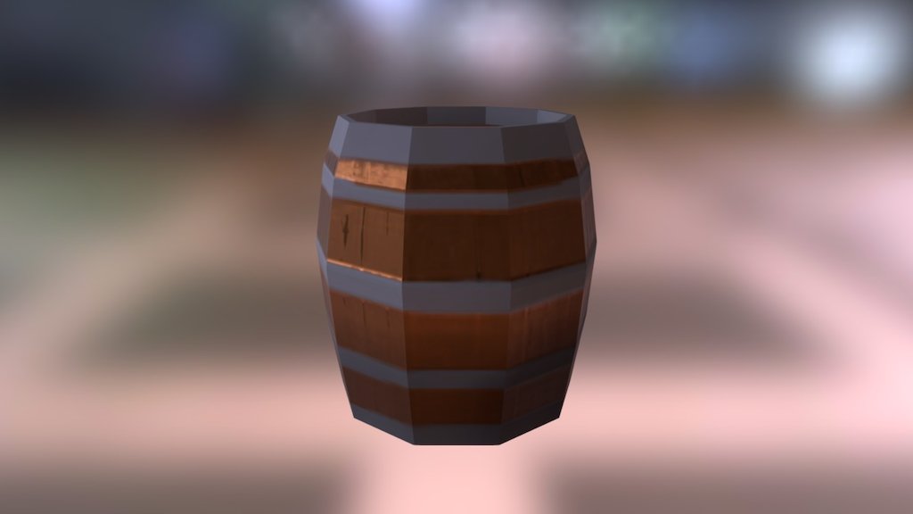 Barrel Mine - 3D model by Casterhorst [215b586] - Sketchfab
