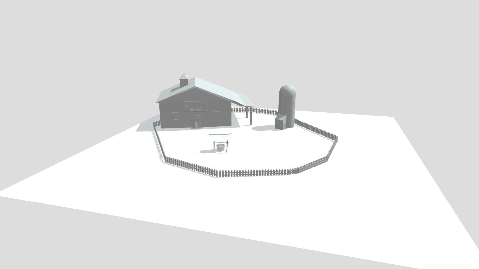 Farm - Download Free 3D model by joeyvanpetegem [215b775] - Sketchfab