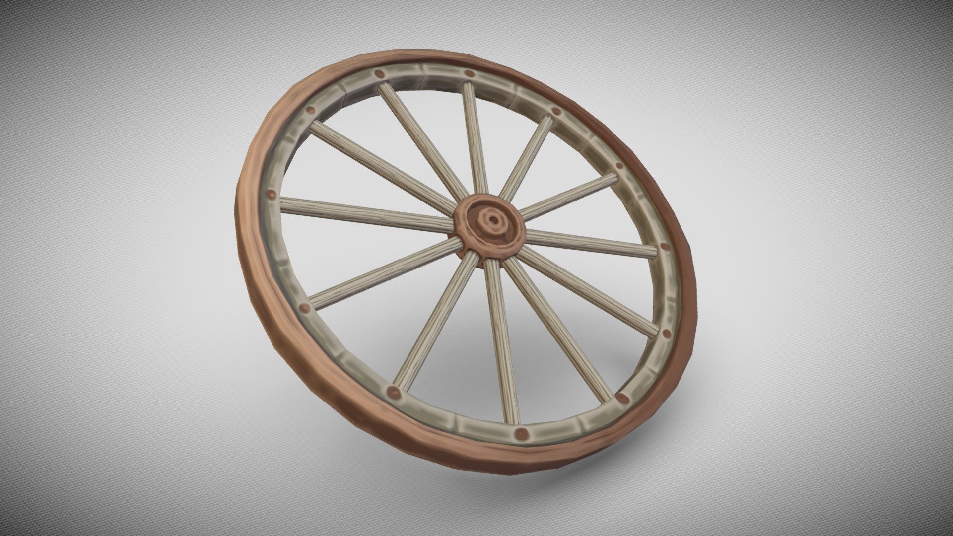 Wagon Wheel - Buy Royalty Free 3D model by enyagerber [215b9fc ...