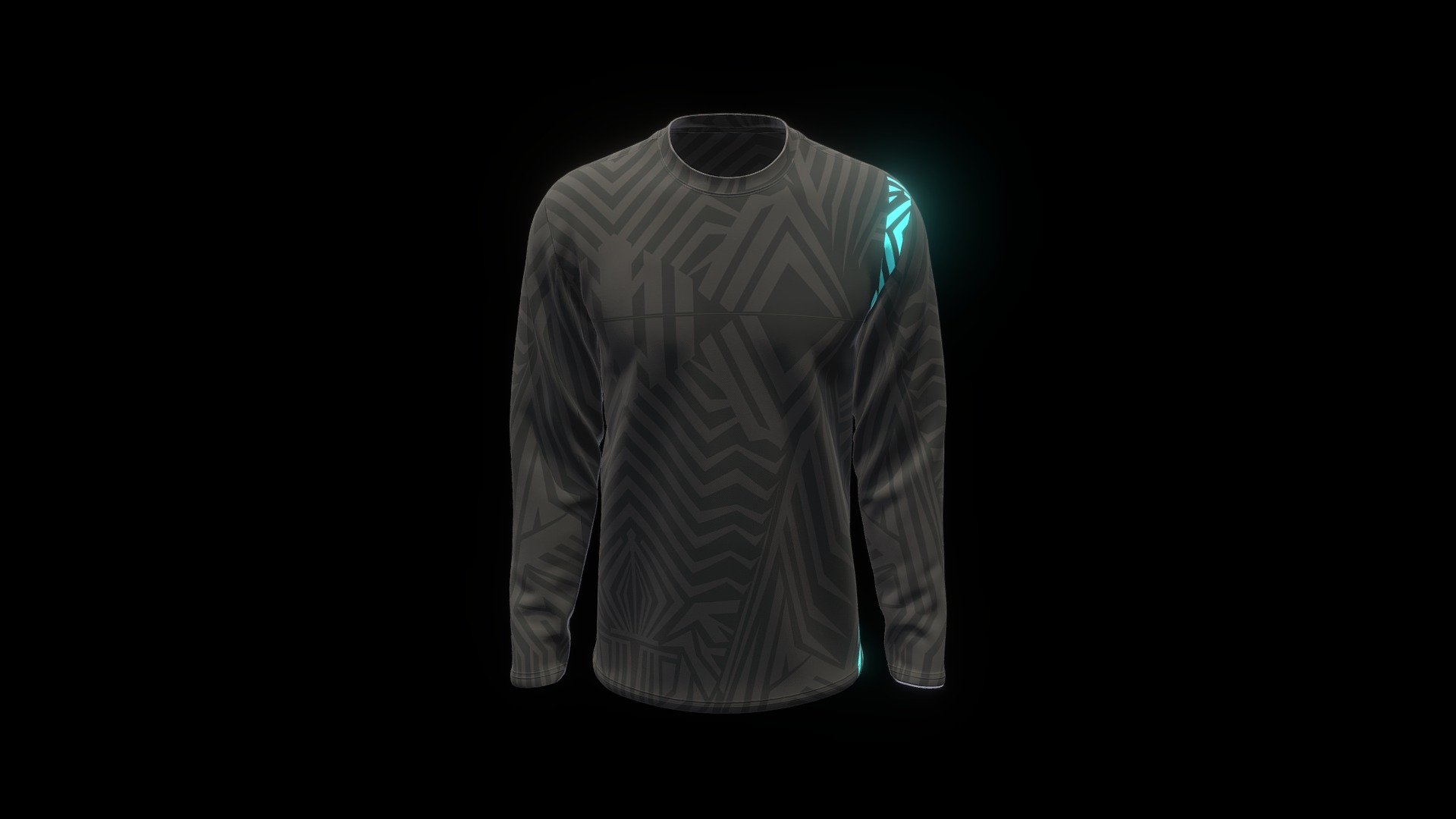 Men Long Sleeve Tee 3d model - Buy Royalty Free 3D model by Wearable3D ...
