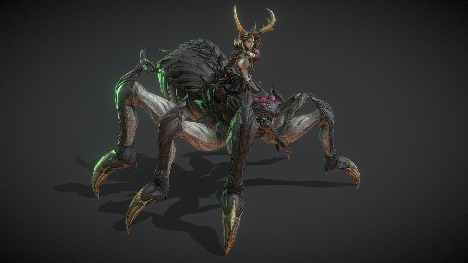 Spider E - 3D model by Tokiyoshi Takaya (@takayatokiyoshi) [215bbd6 ...