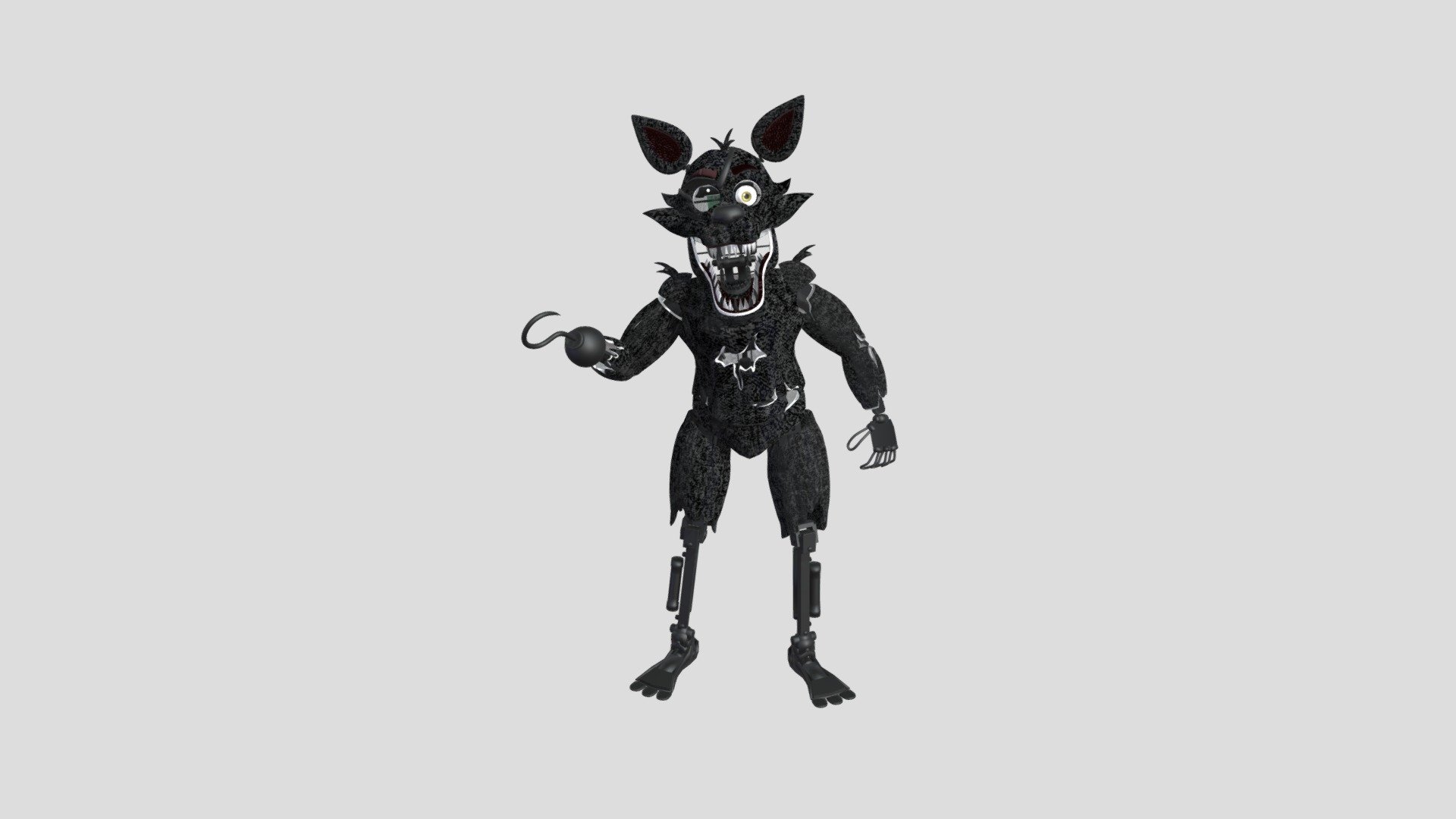 Foxy - Download Free 3D model by mmaryfernandez38 [215c394] - Sketchfab