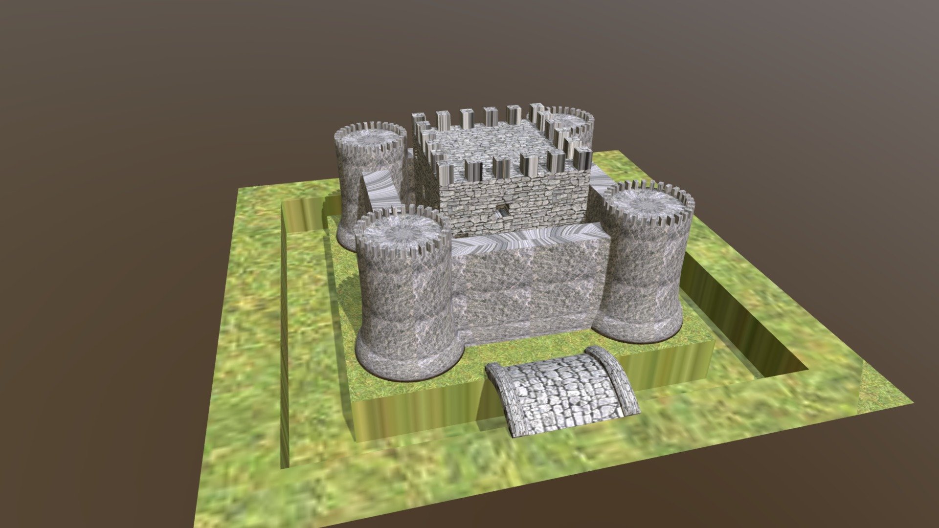 Castle - 3D model by ruax [215d583] - Sketchfab