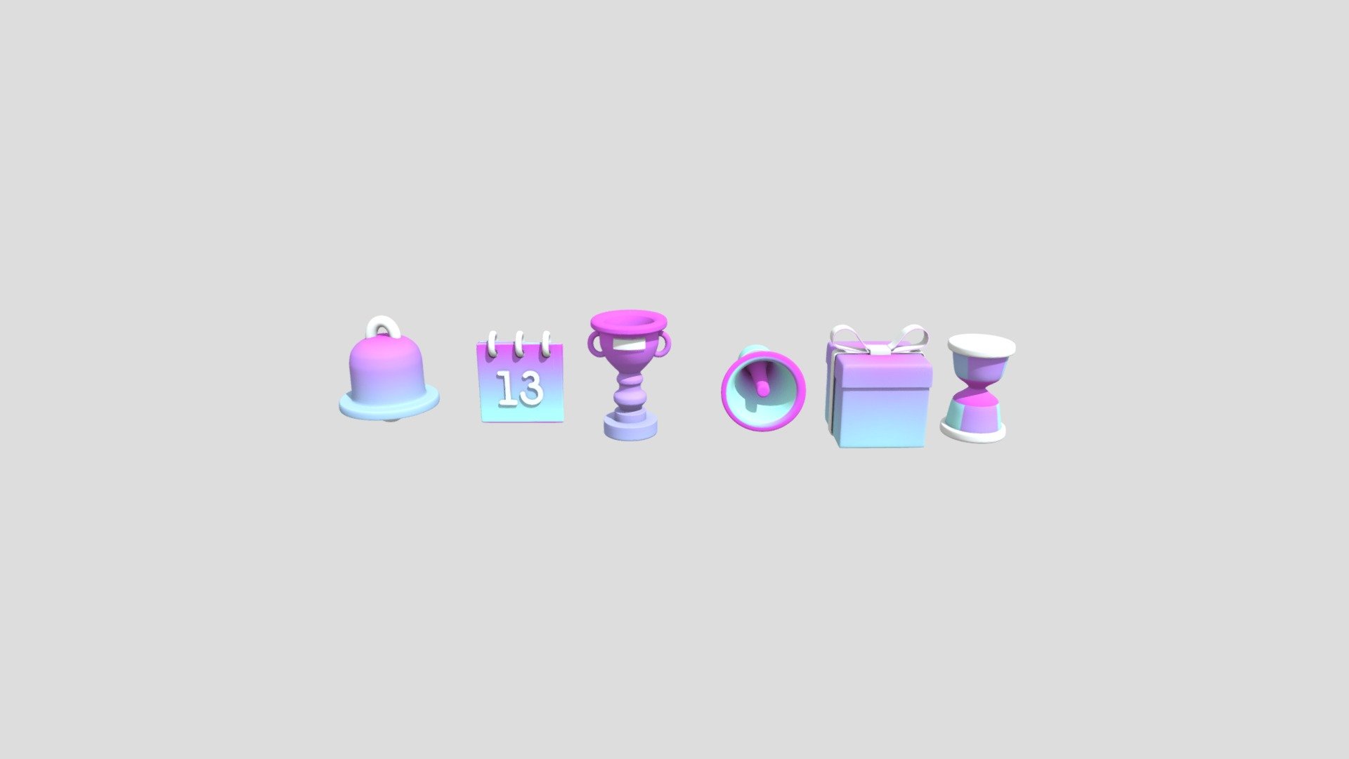 3D Icons pack (Presentation) - Download Free 3D model by Emil_Rza ...