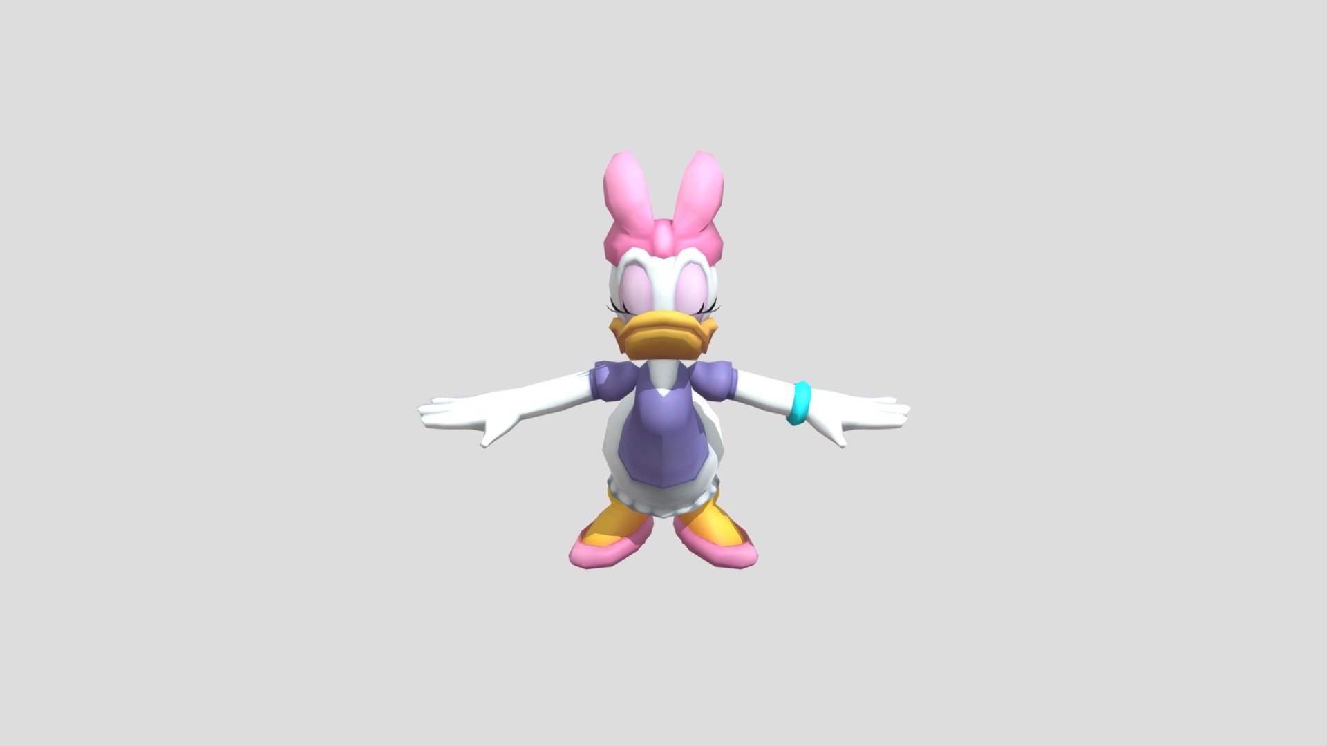 Daisy Duck - Download Free 3D model by anderlenolan [2160504] - Sketchfab
