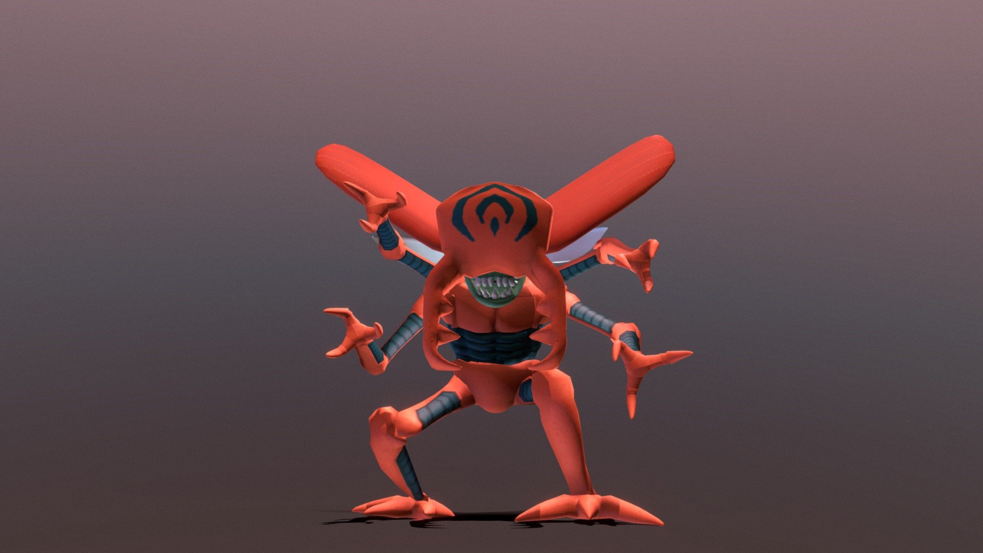 Kuwaga.mon - Download Free 3D model by Amphivena [2160f23] - Sketchfab