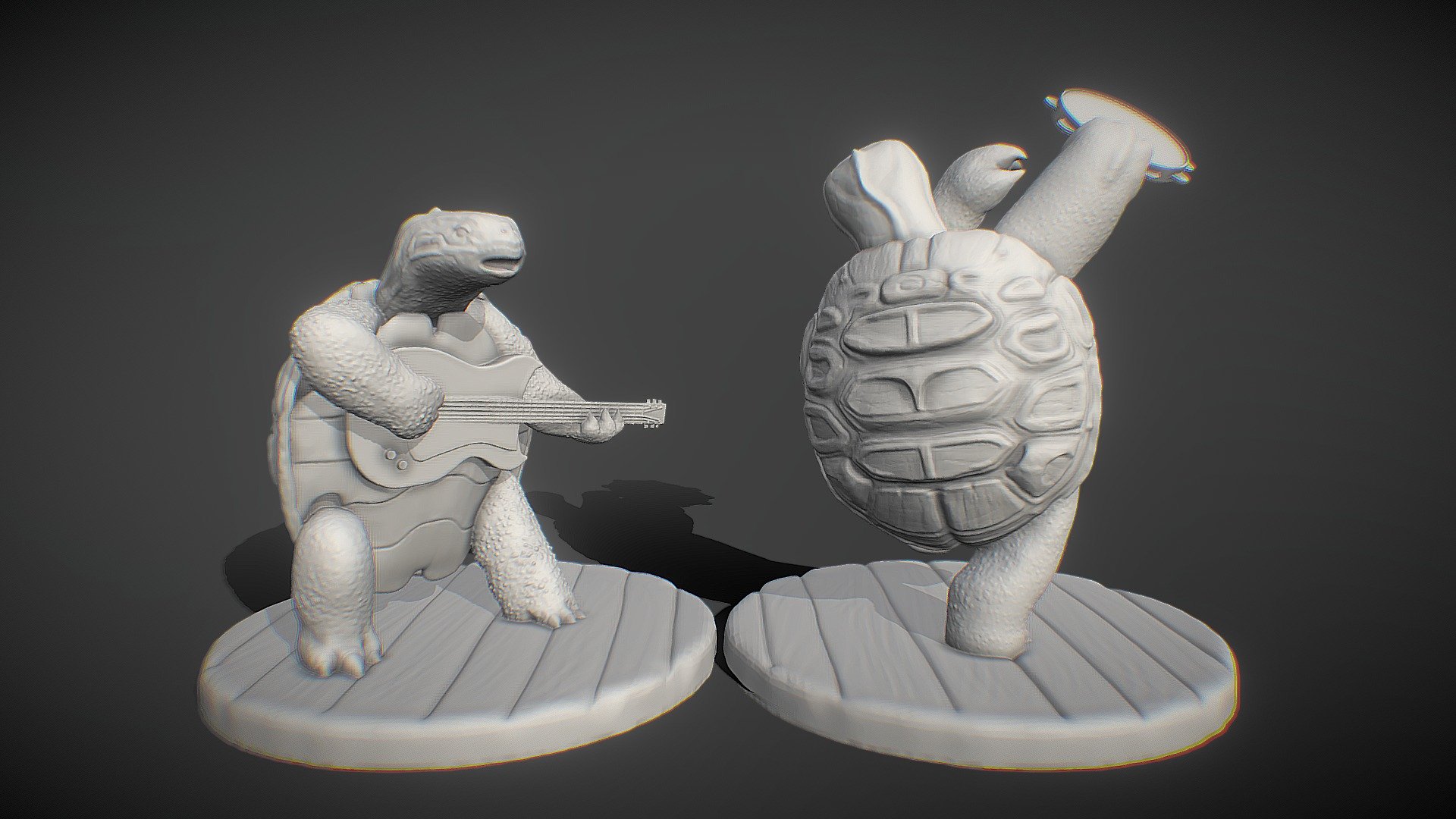 Terrapin Turtles - 3D model by Hugo.Dalben [2162185] - Sketchfab