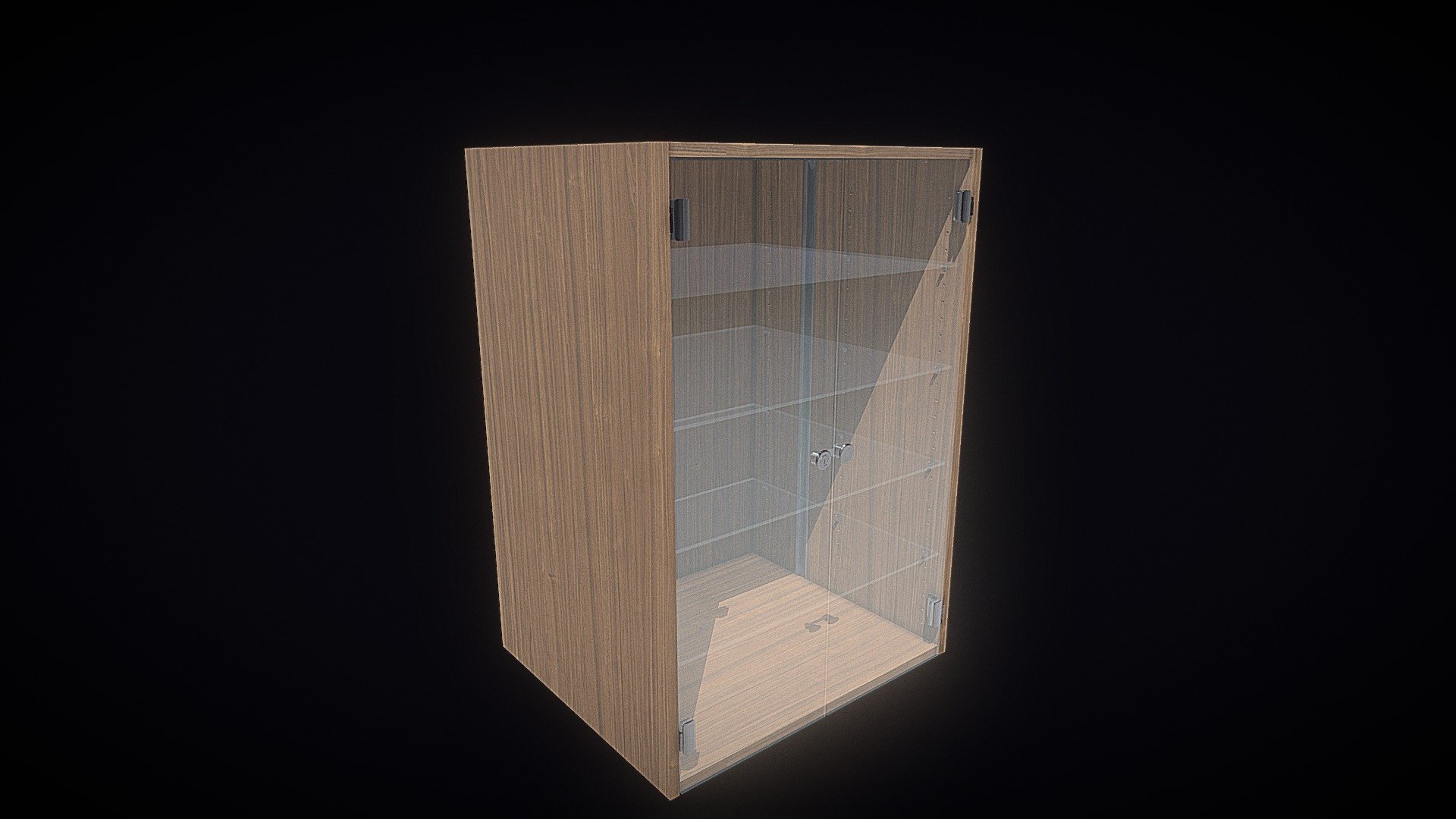 vitrinekast variant2 1hoog dicht - 3D model by jtn [2162ff4] - Sketchfab