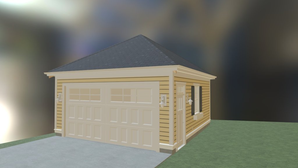 Garage re-build - 3D model by Design Build Solutions ...