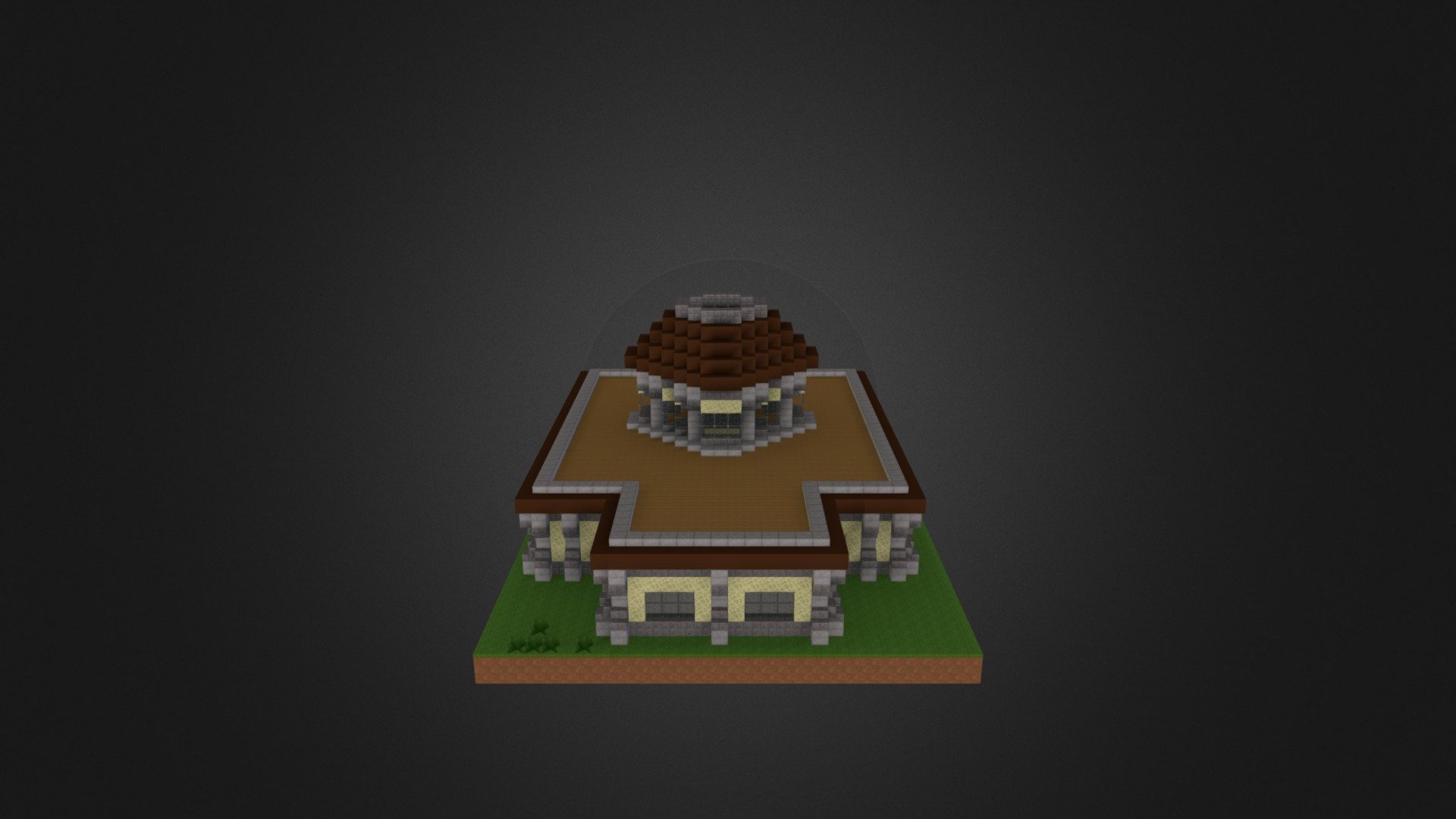 Pixelmon Town P2 - Fossil Lab - 3D model by rvolution [2167602] - Sketchfab