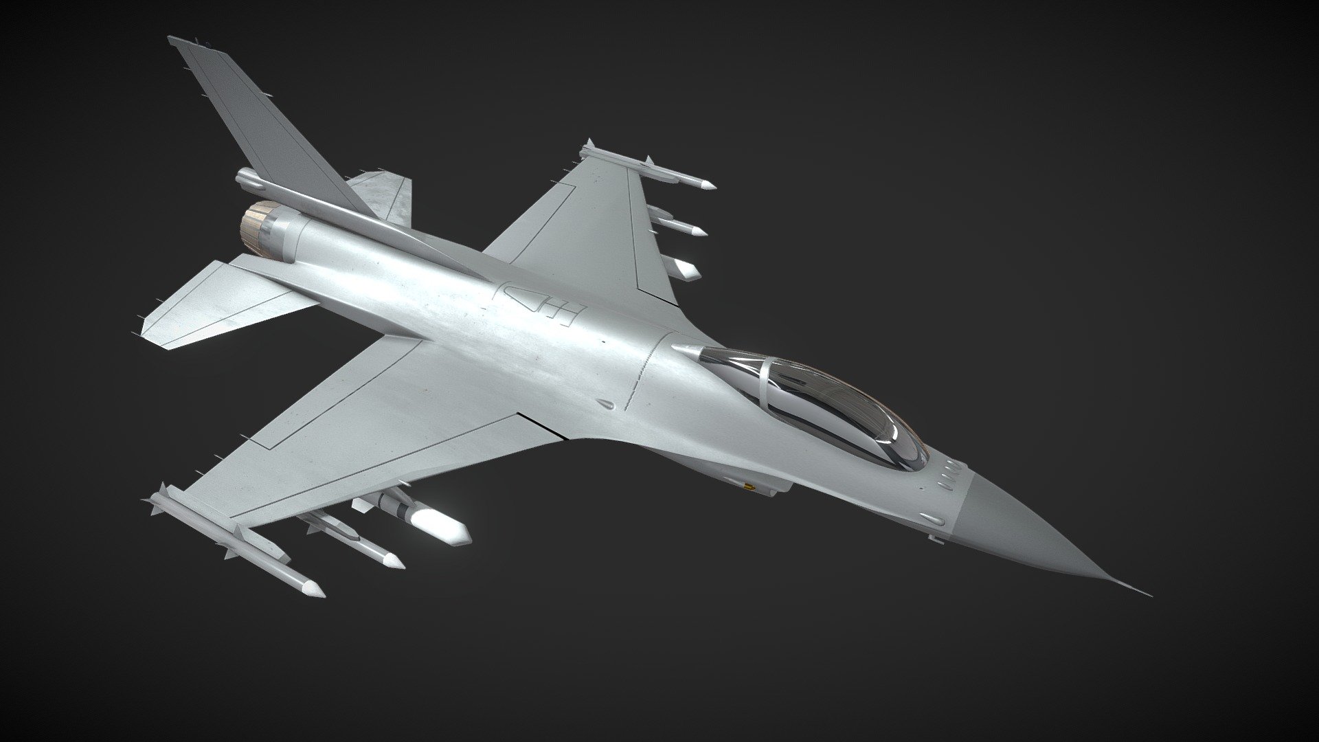 F-16 - 3D model by Wolakko [216828b] - Sketchfab