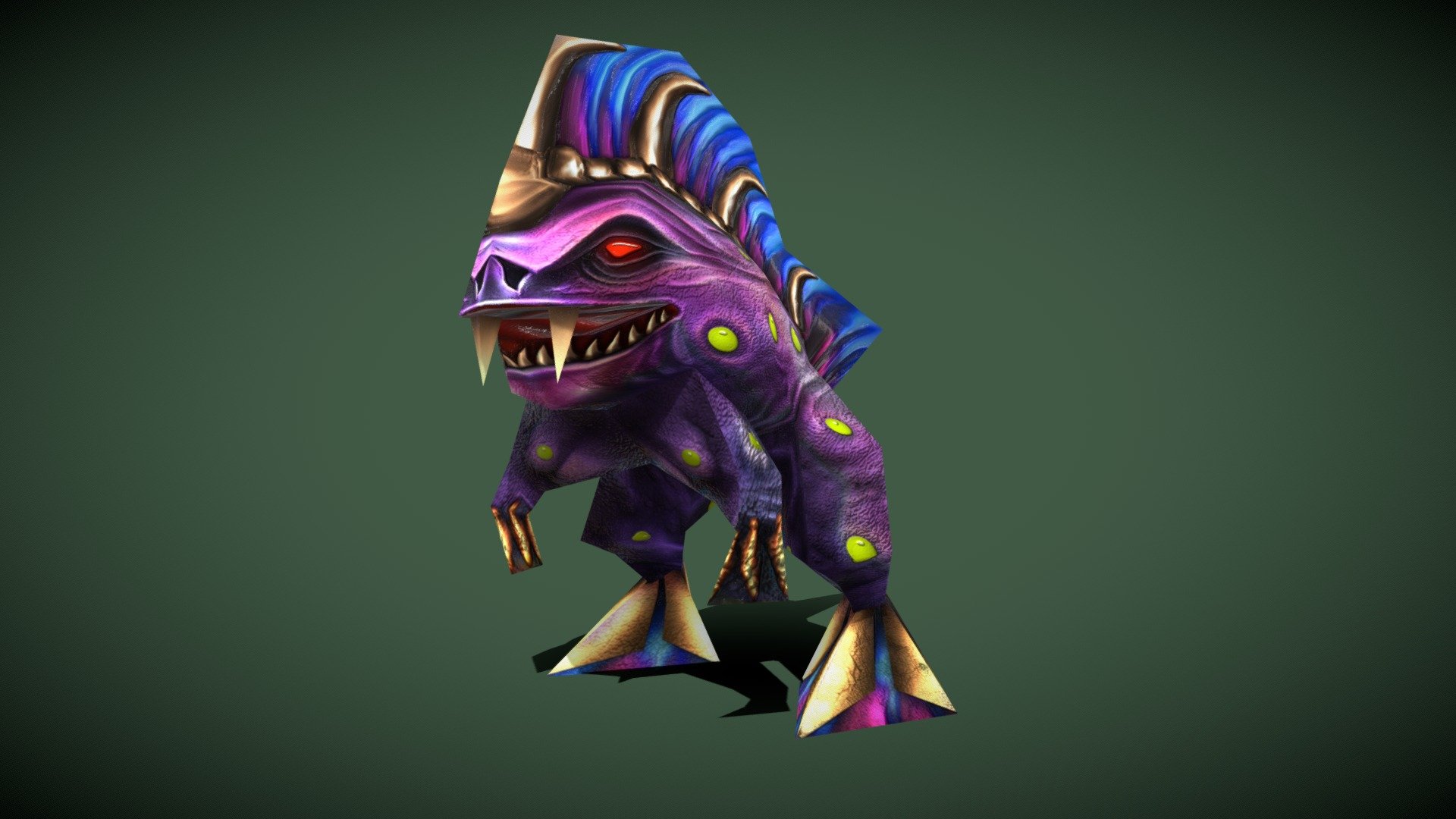 3DRT - warbeasts - Alien 01 - Buy Royalty Free 3D model by 3DRT.com ...