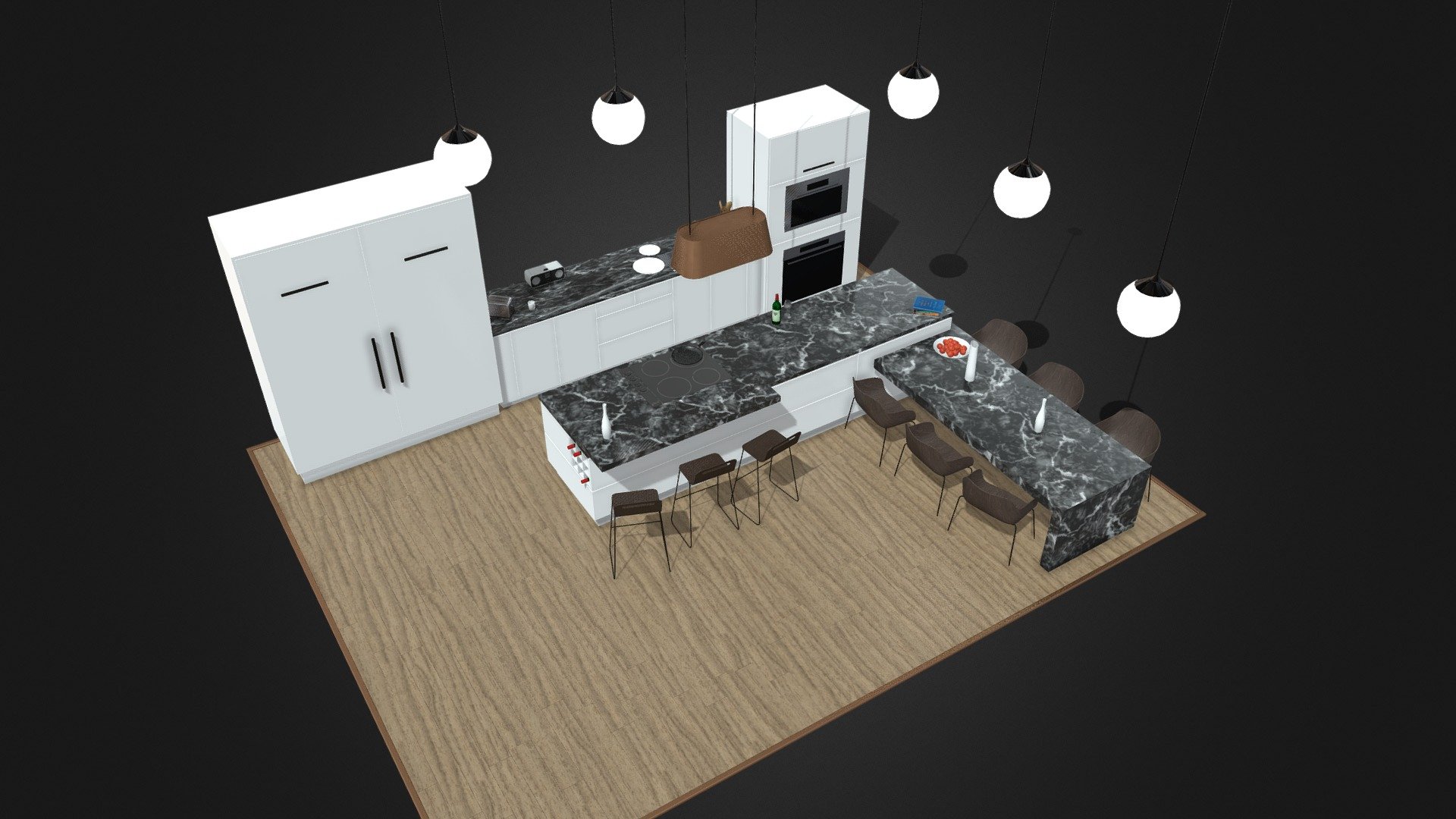 Kitchen Set - Download Free 3D model by Arsen Ismailov (@fdgasd7 ...