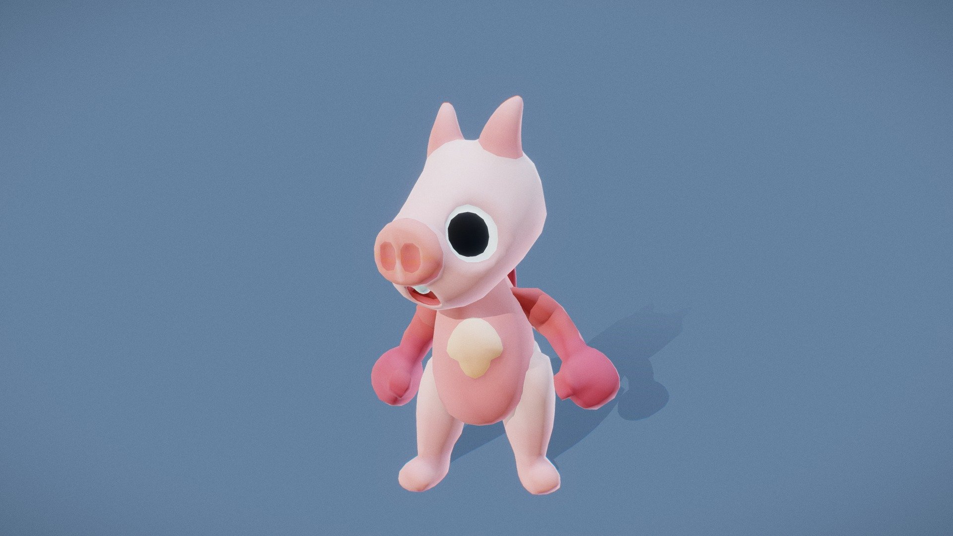 Cartoon Characters - Small Imp Warrior - Buy Royalty Free 3D model by ...