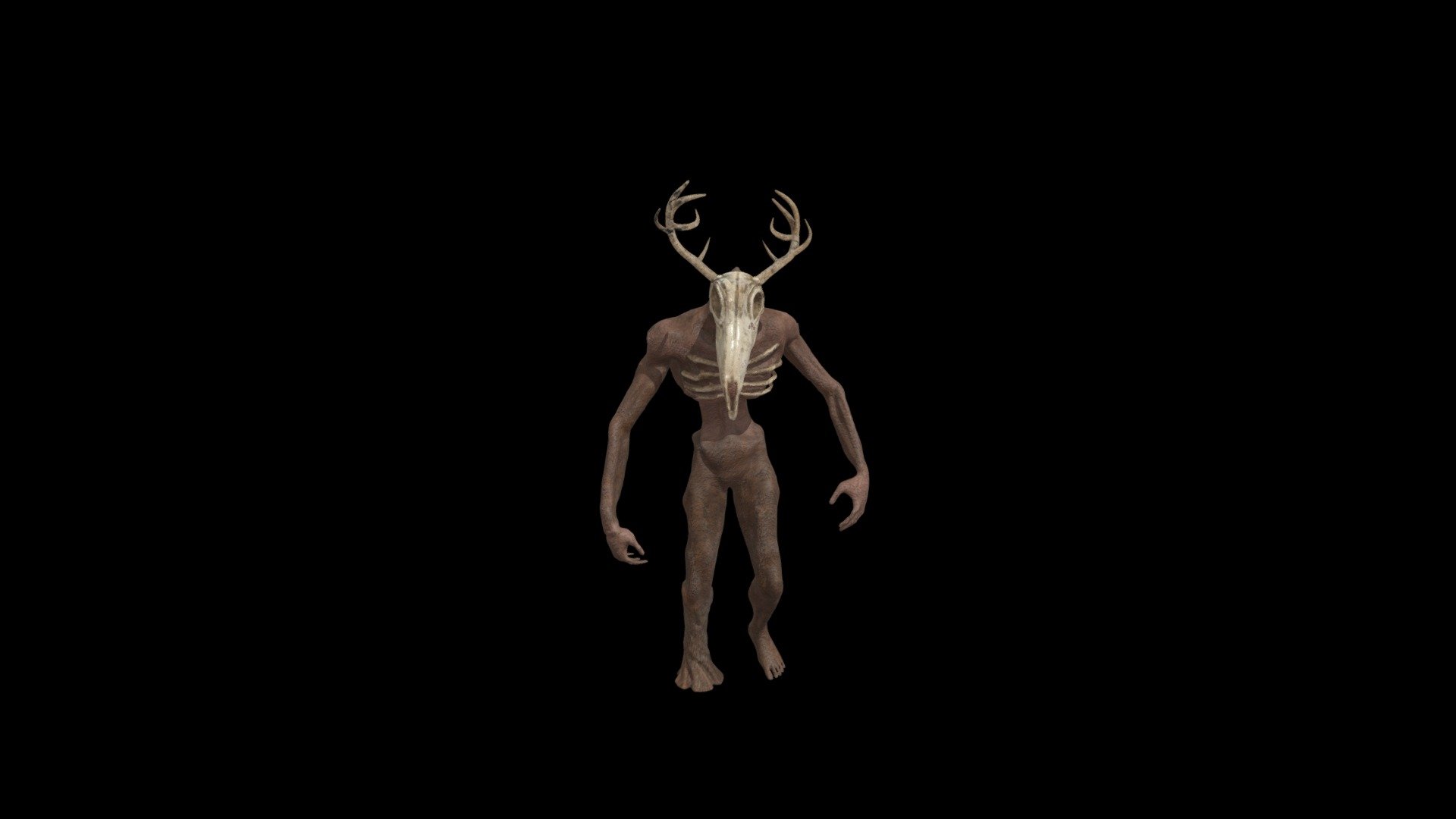 Wendigo Model - 3D model by kesterlo45 [216c664] - Sketchfab