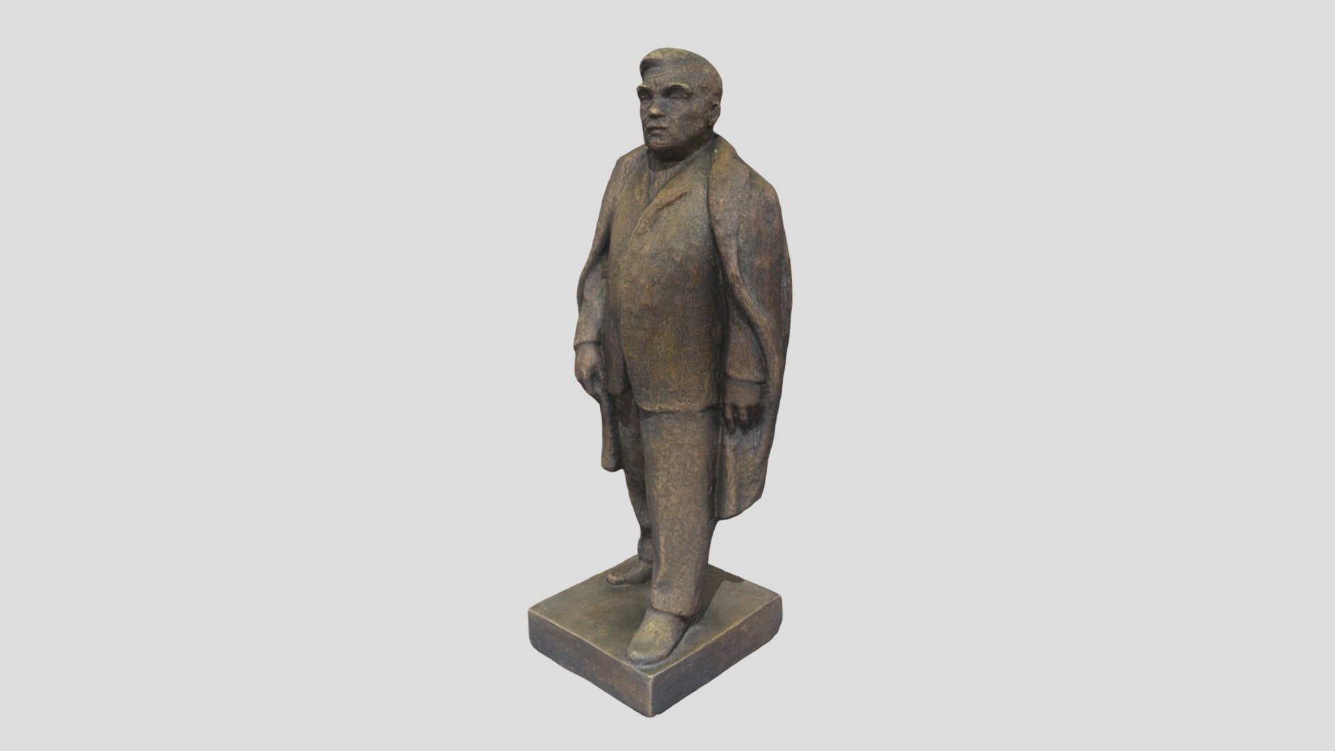 Small brass statue - 3D model by blackheadsg1 [216c7b1] - Sketchfab