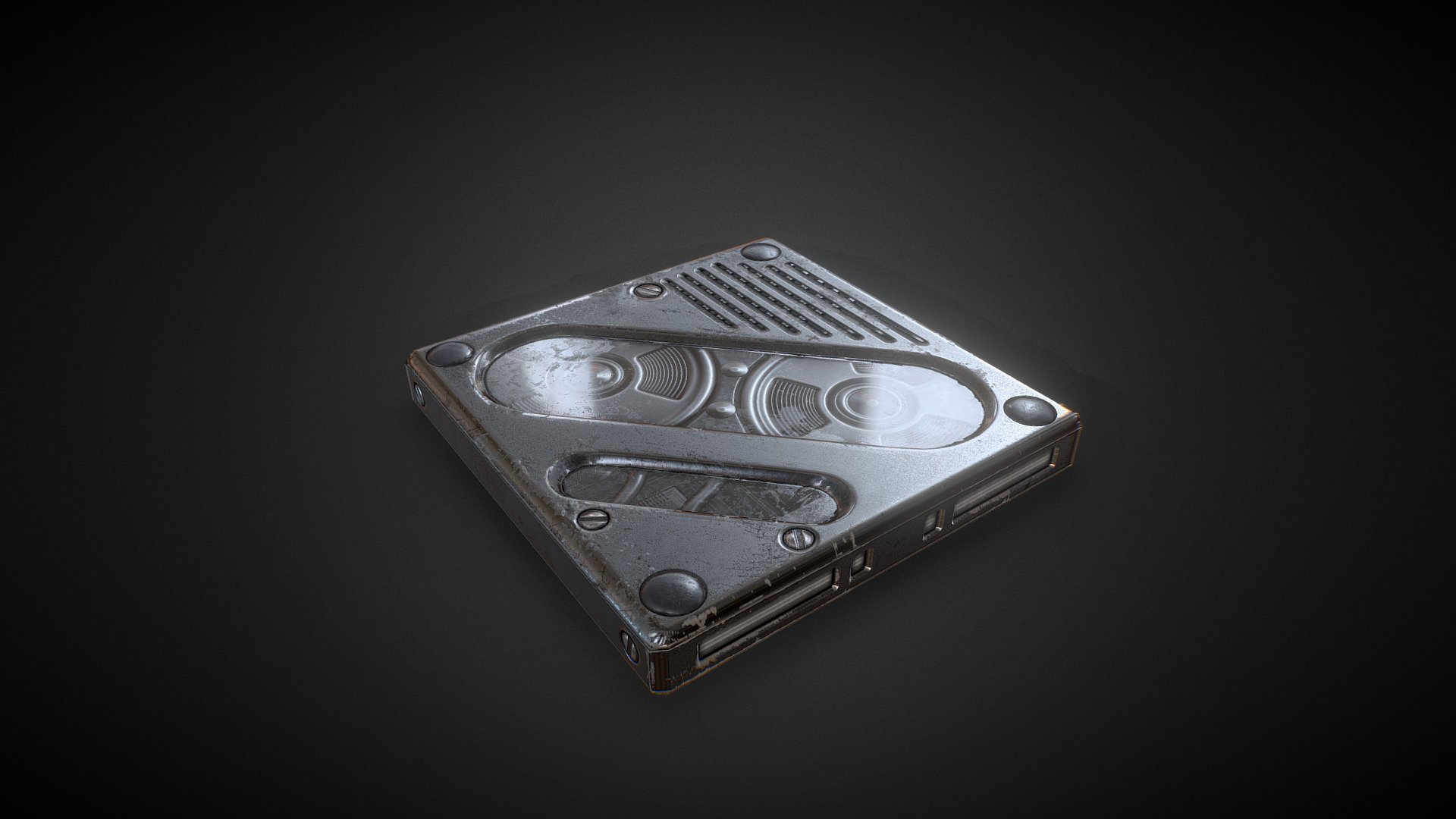 Fallout 3 Holotape - 3D model by Aike (@anathlyst) [216d4b0] - Sketchfab