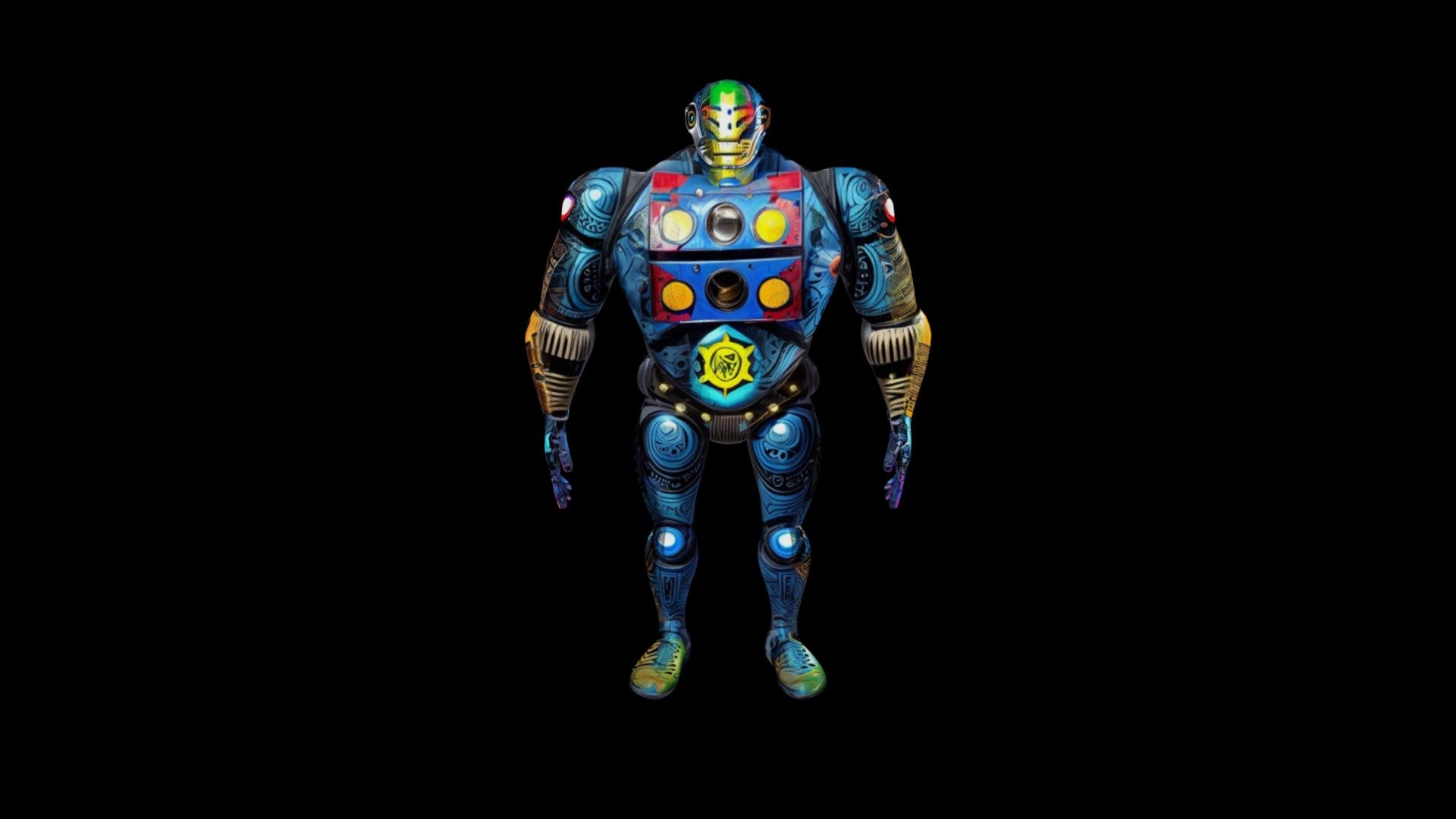 Meshy body painting Samuel Davis - Download Free 3D model by klrxyz ...