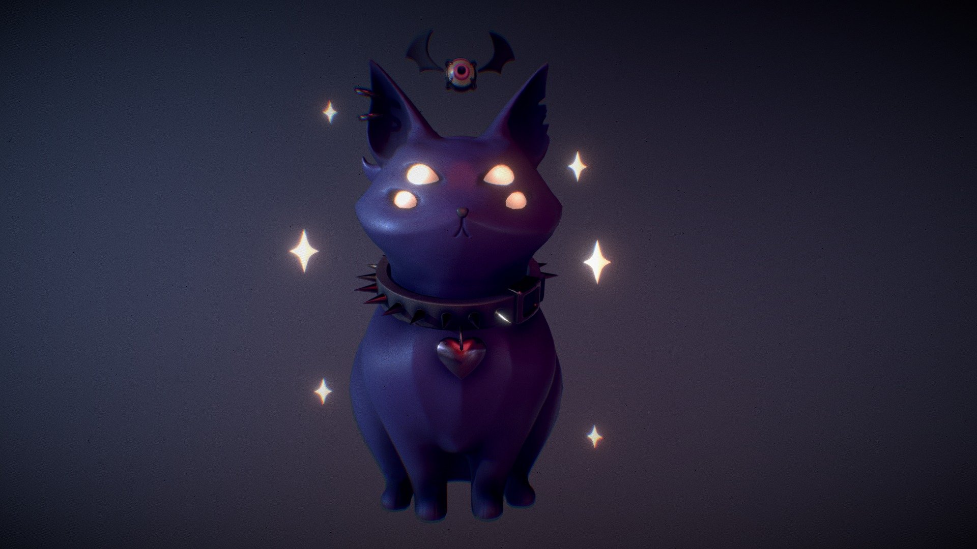 Eldritch Cat - 3D model by Selenekasten [216fdc8] - Sketchfab