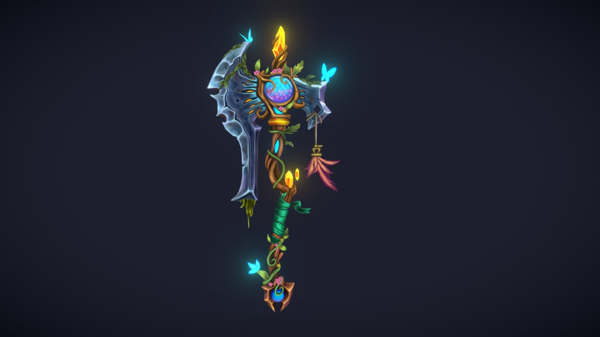 Fairy Axe - 3D model by lscris [21703a8] - Sketchfab