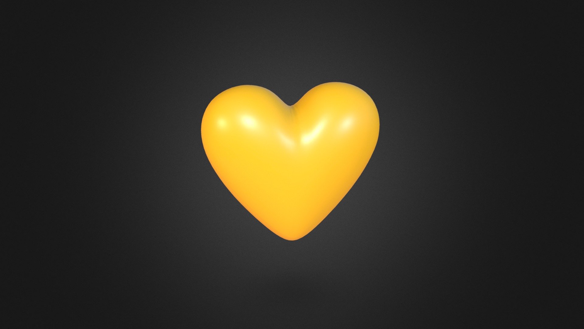 Yellow Heart - Buy Royalty Free 3D model by burakonur99 [2170653 ...
