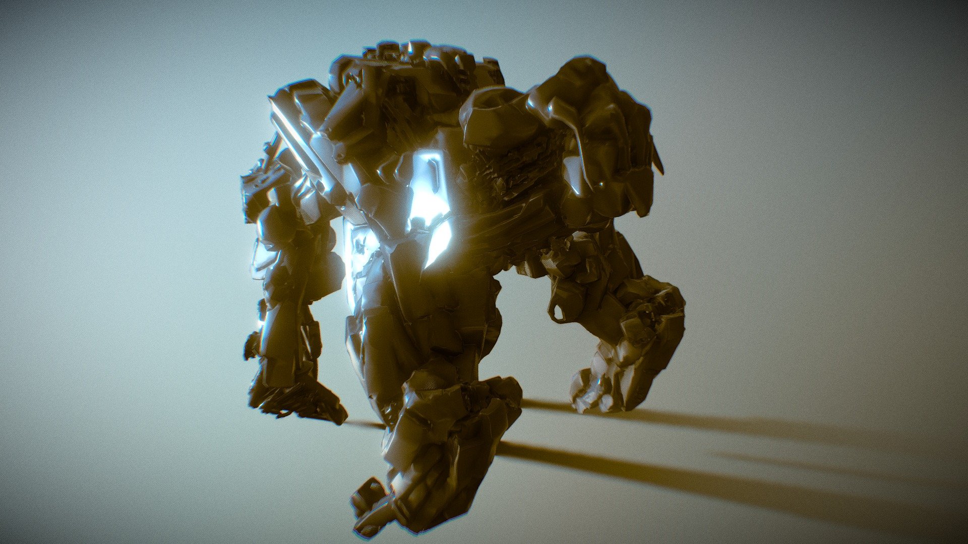 Walker Battle Mecha| Concept Design - 3D model by Manthos.Lappas ...