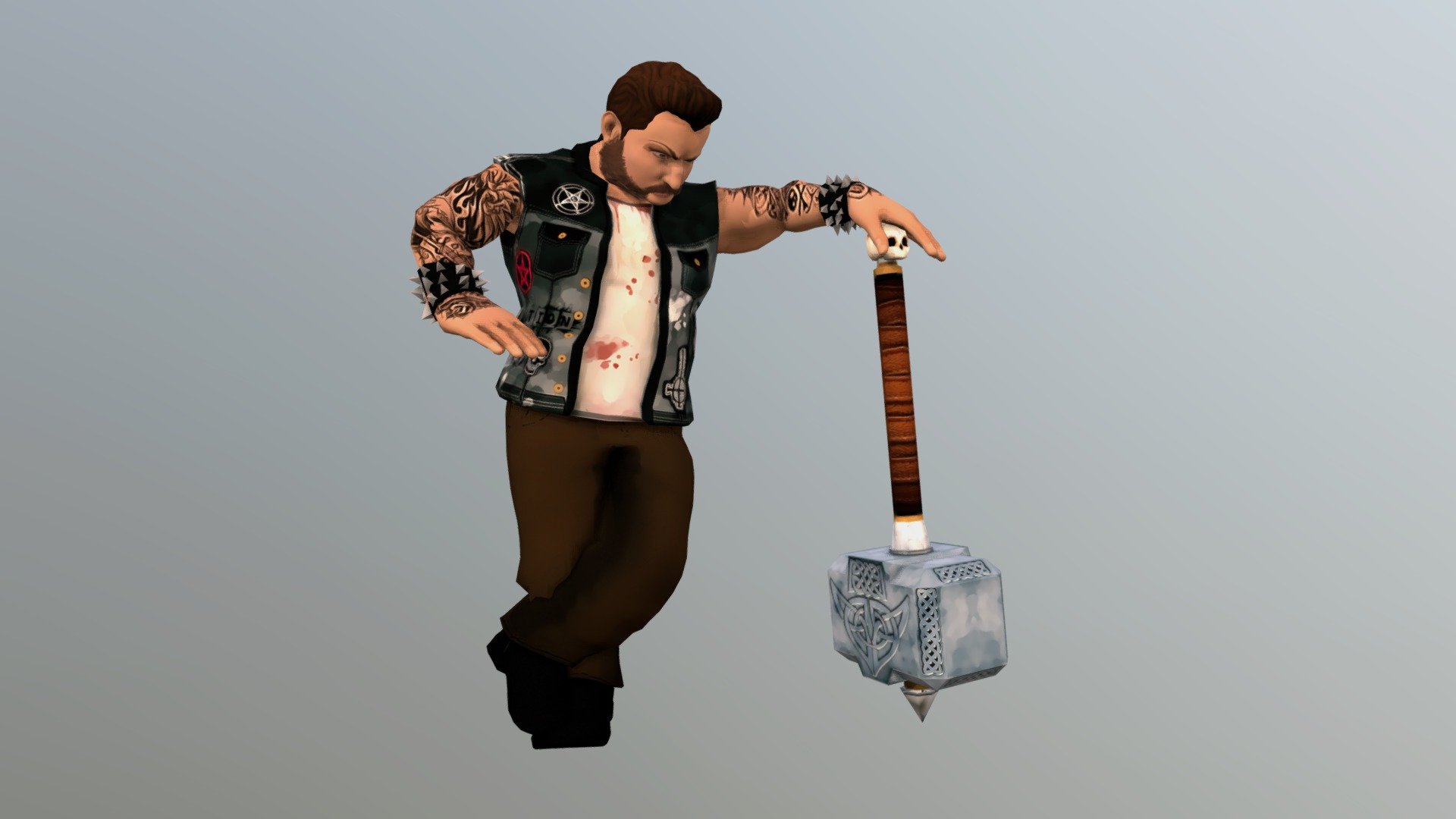 MHRK Male Character - 3D model by Matt Zanetti (@mzanetti) [21732d7 ...