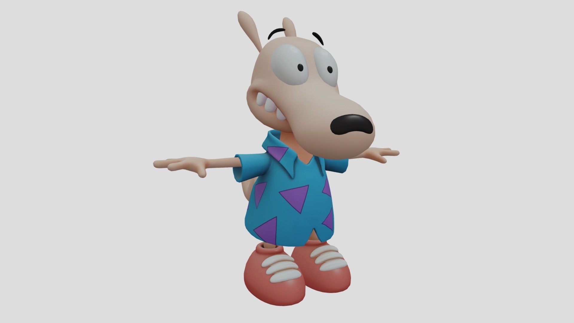 Nickelodeon All-Star Brawl Rocko - Download Free 3D model by SMF ...