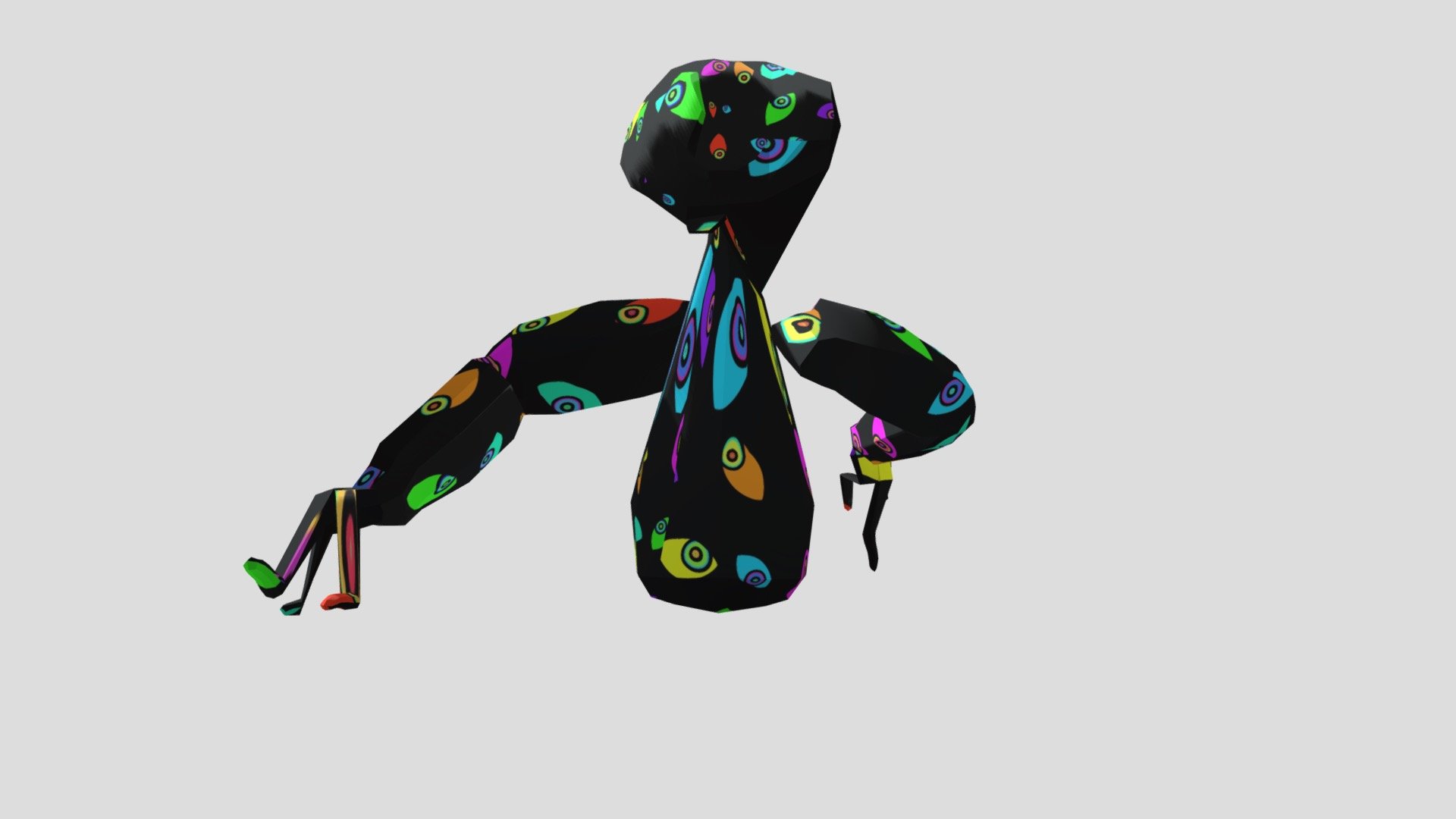 abstracted pixel (custom monster) - Download Free 3D model by ...