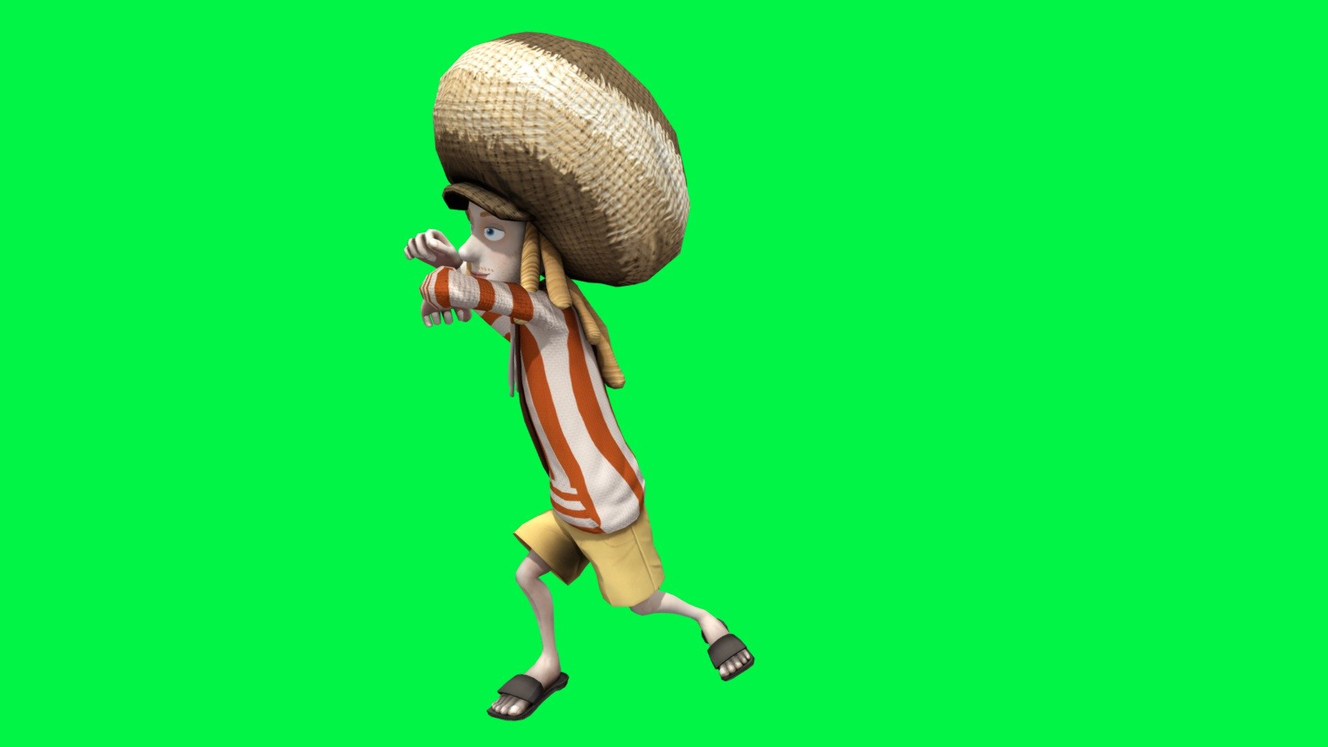 654230033_KAYA _ ILLEGAL ELBOW - Download Free 3D model by 033Suthita ...