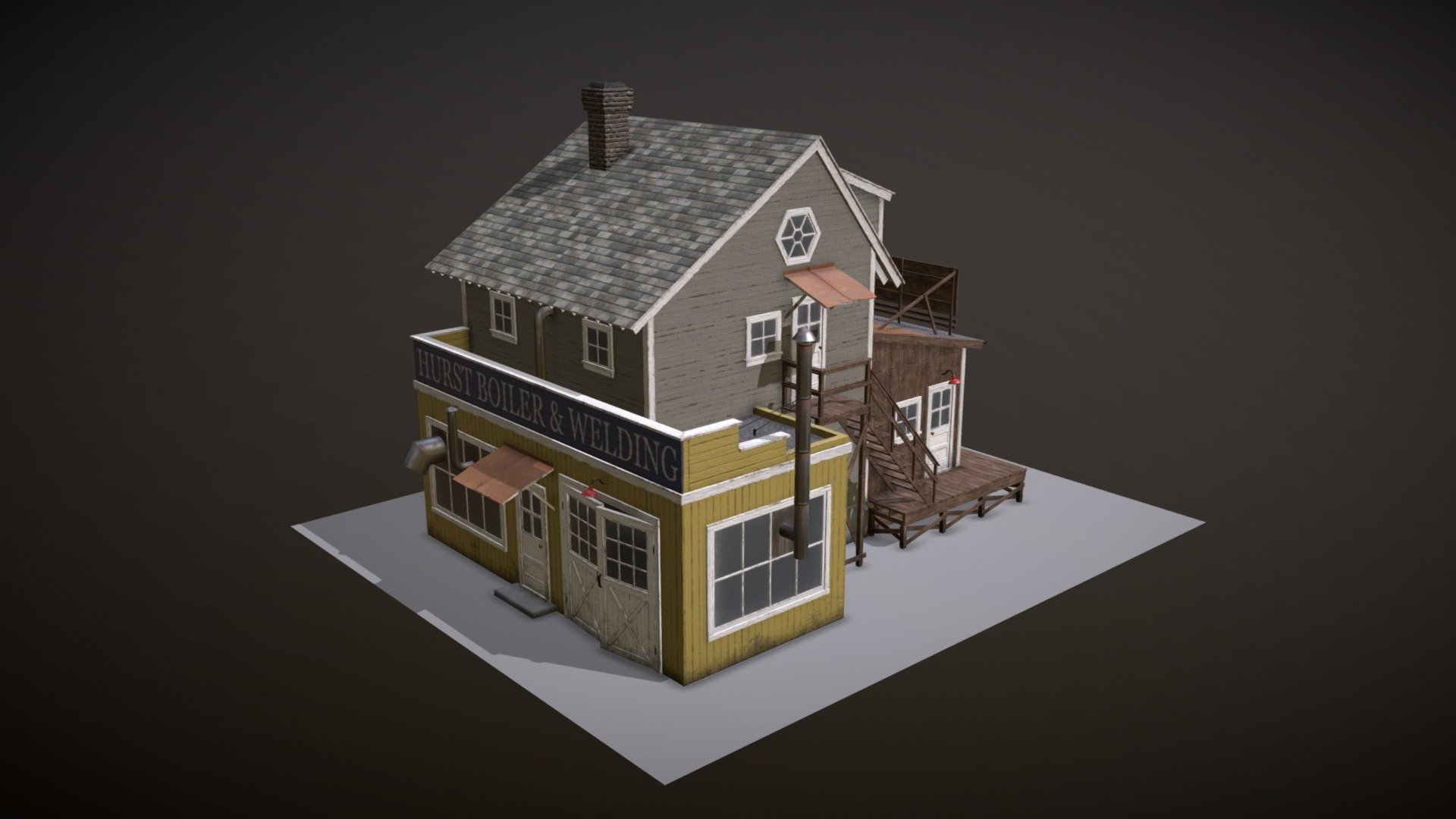 Hurst Boiler and Welding - 3D model by ilia.mendelis [2175321] - Sketchfab