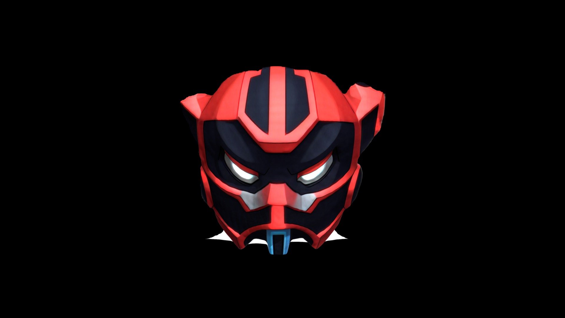 Helmet Mask Robot Cartoon 1471 - Download Free 3D model by klrxyz ...