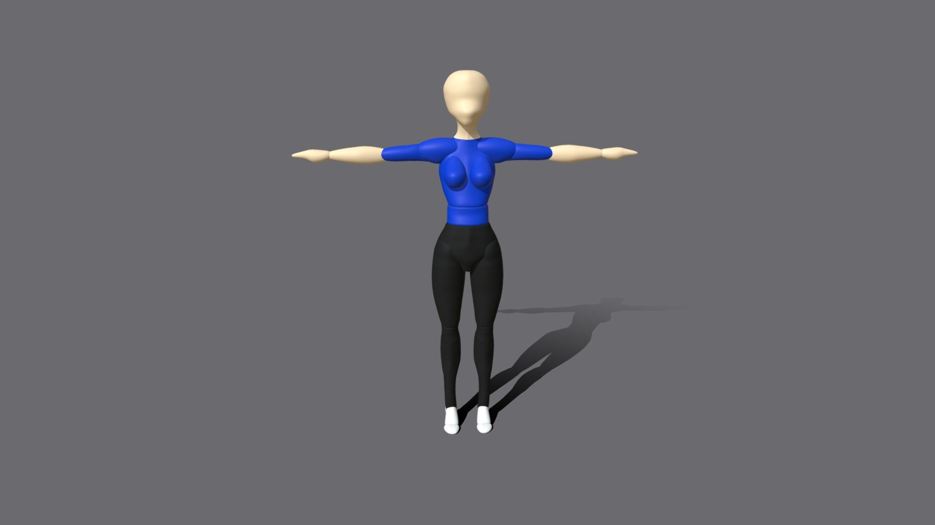 Basic Female character blockout - Download Free 3D model by jayywatt ...