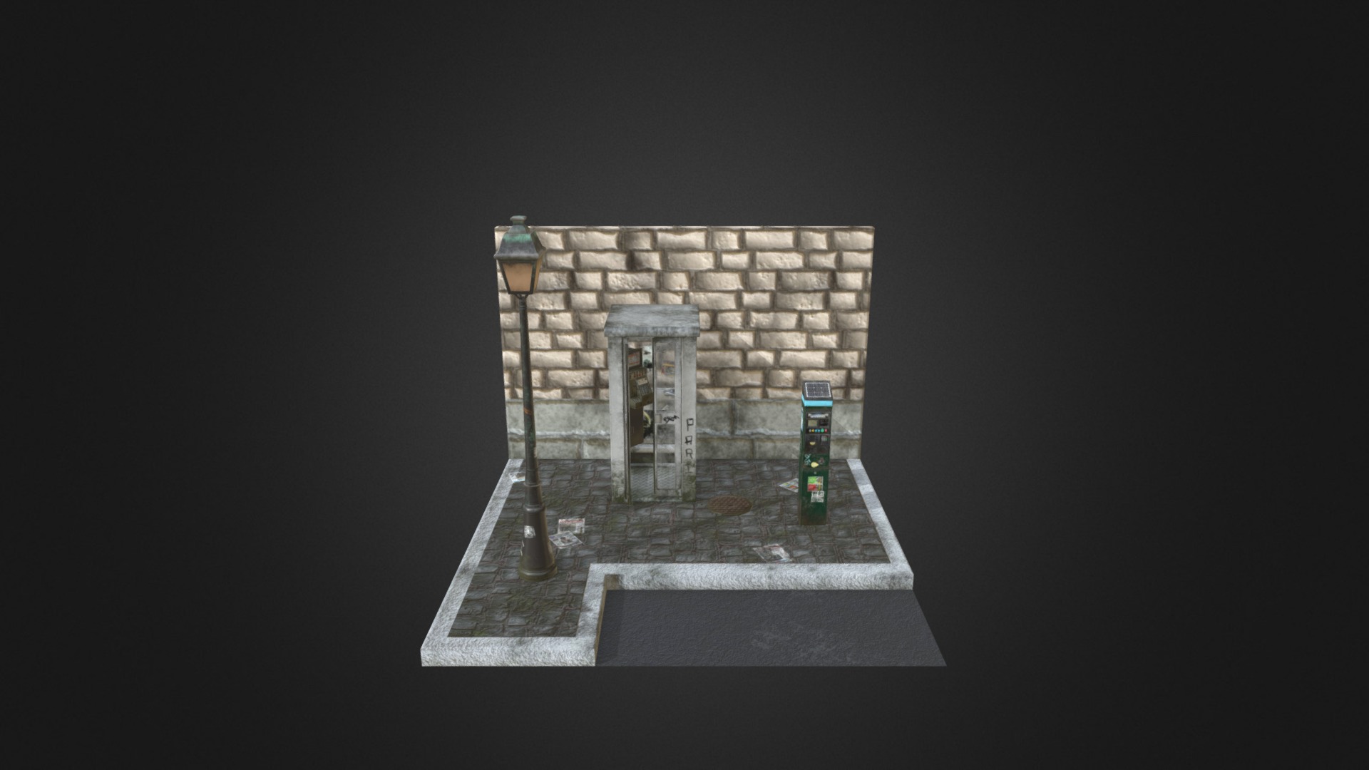 Urban Scene - 3D model by TomArt [217d844] - Sketchfab