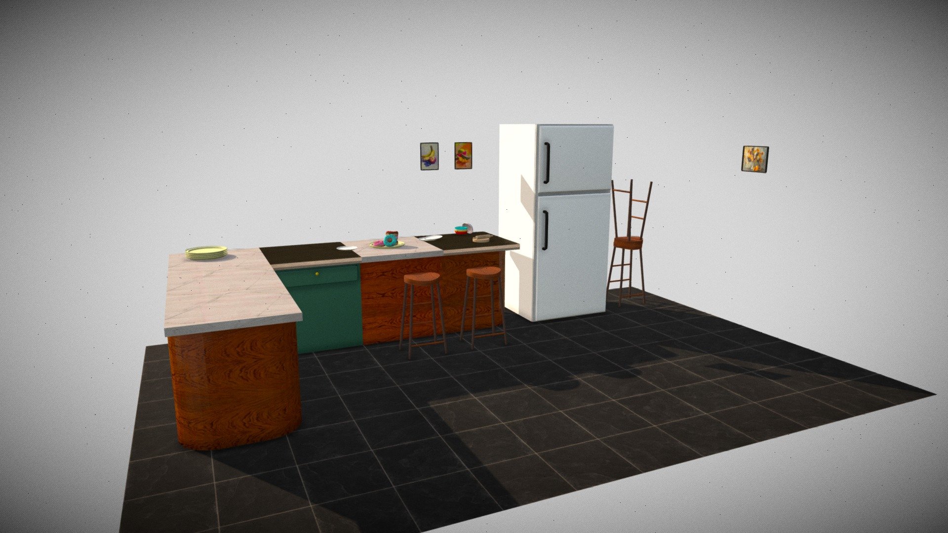 Bad Kitchen - Download Free 3D model by reda_lamtaoui (@redalamtaoui ...