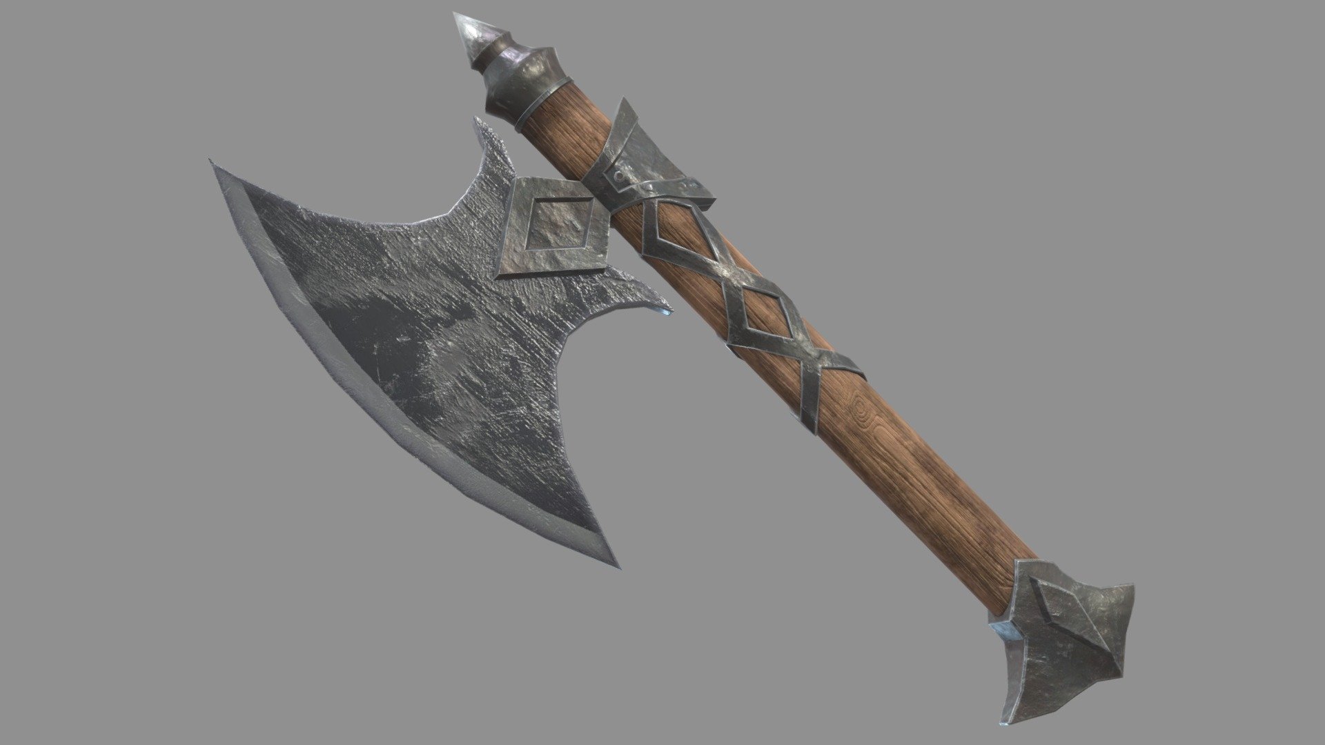 Medieval fantasy axe - 3D model by Noi (@n0i) [2181cdf] - Sketchfab